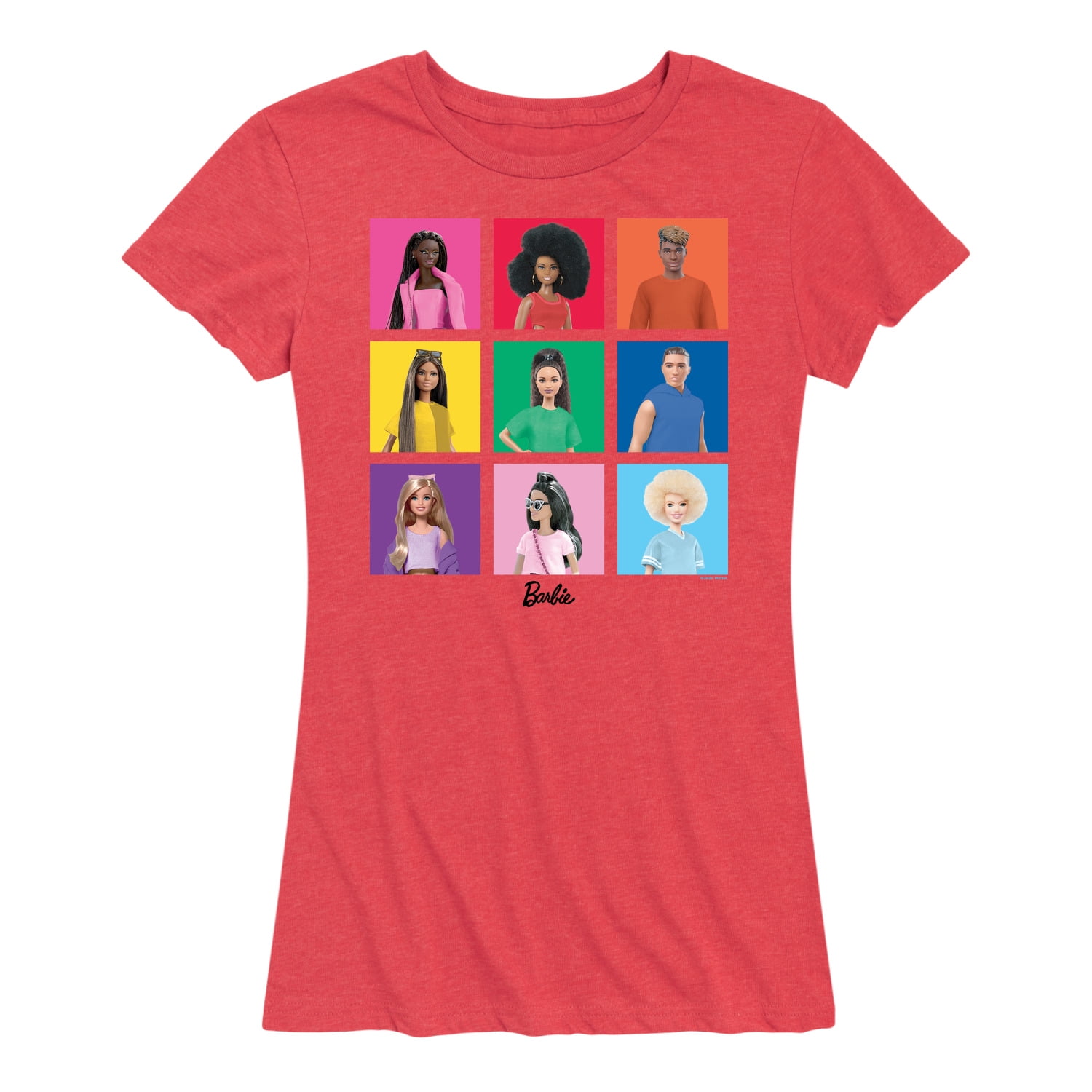 Barbie Pride - Pride Squares - Women's Short Sleeve Graphic T-Shirt ...