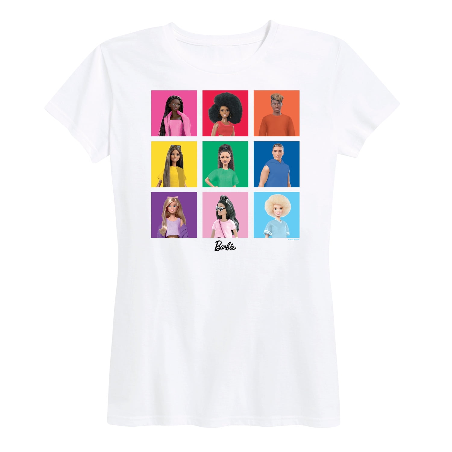 Barbie Pride - Pride Squares - Women's Short Sleeve Graphic T-Shirt ...