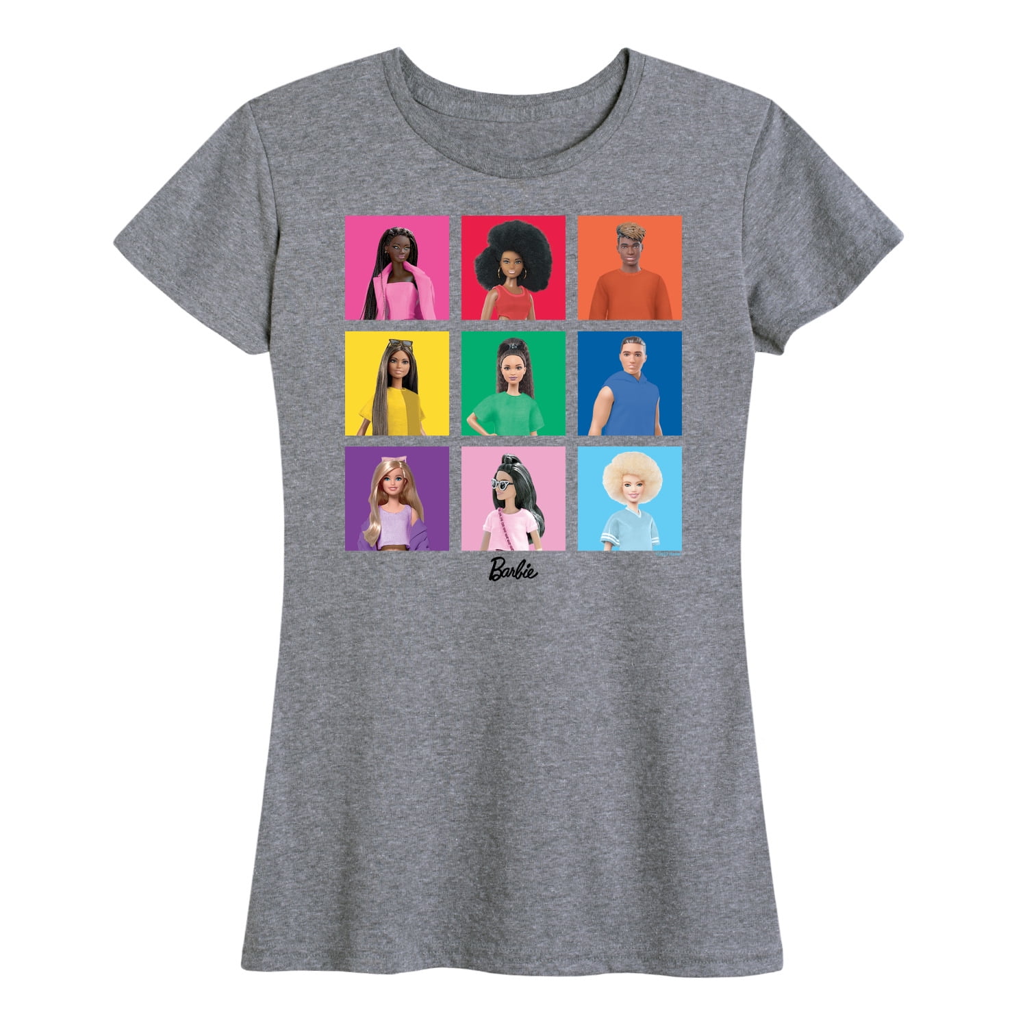 Barbie Pride - Pride Squares - Women's Short Sleeve Graphic T-Shirt ...