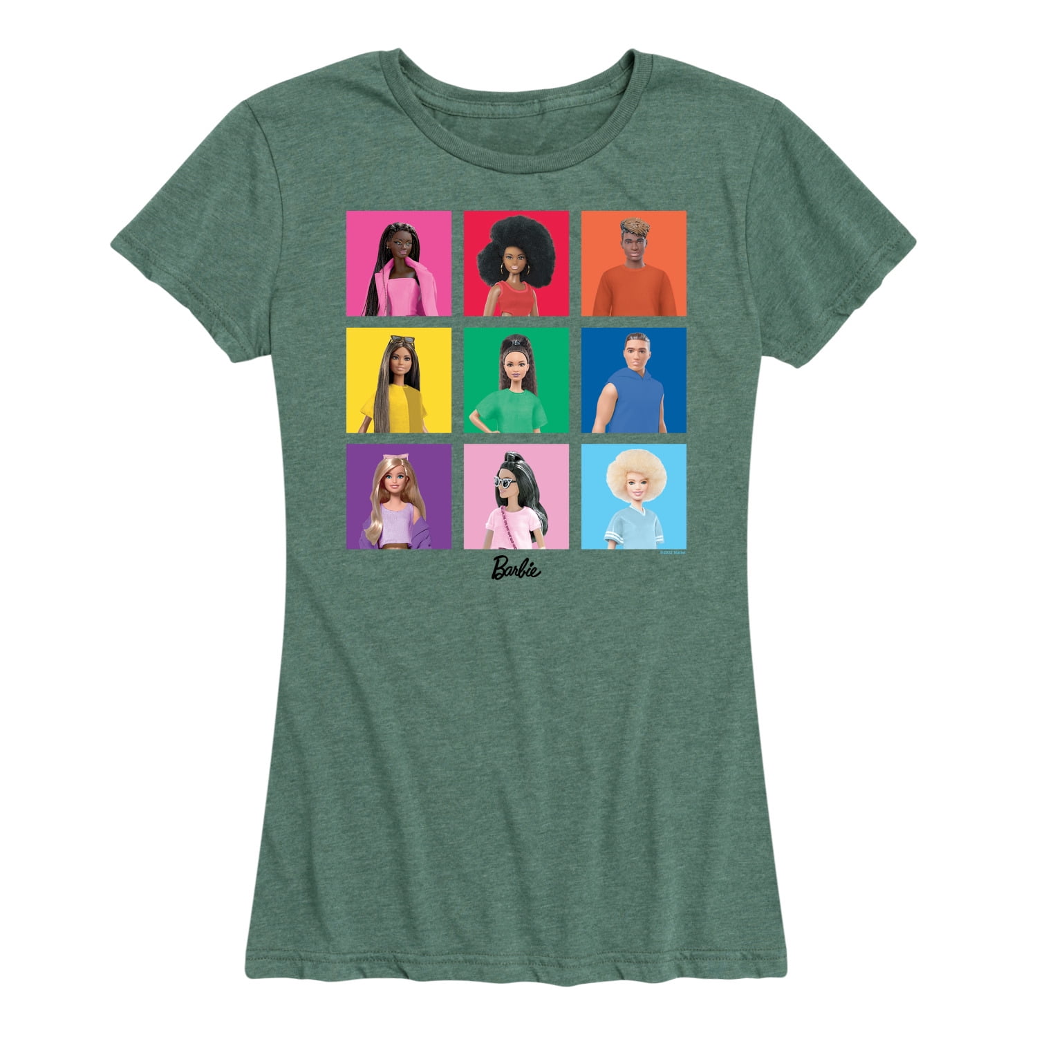 Barbie Pride - Pride Squares - Women's Short Sleeve Graphic T-Shirt ...