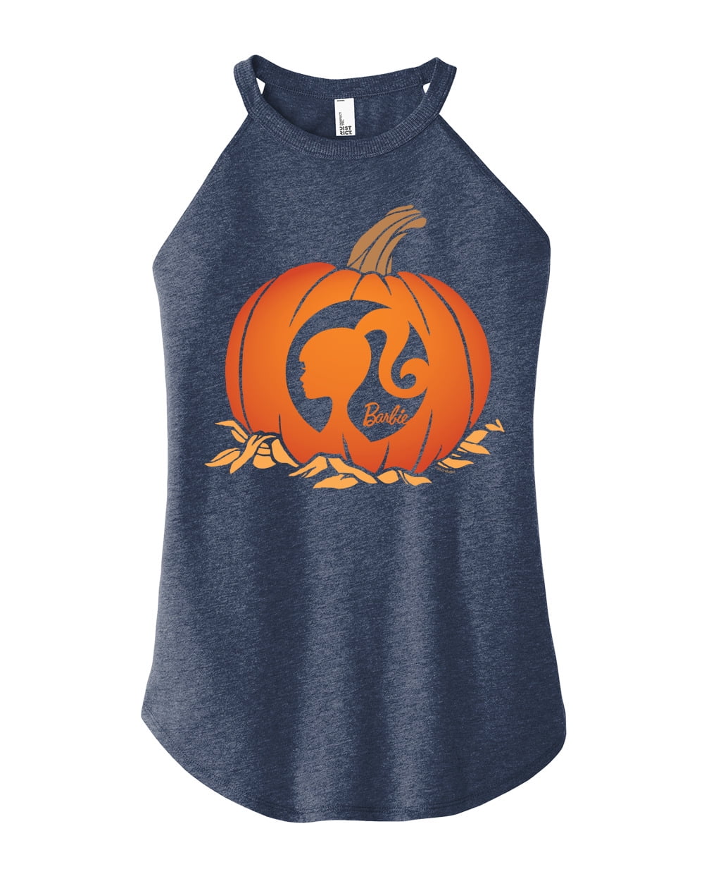 Barbie - Pumpkin Logo - Juniors High Neck Tank Top - Walmart.com