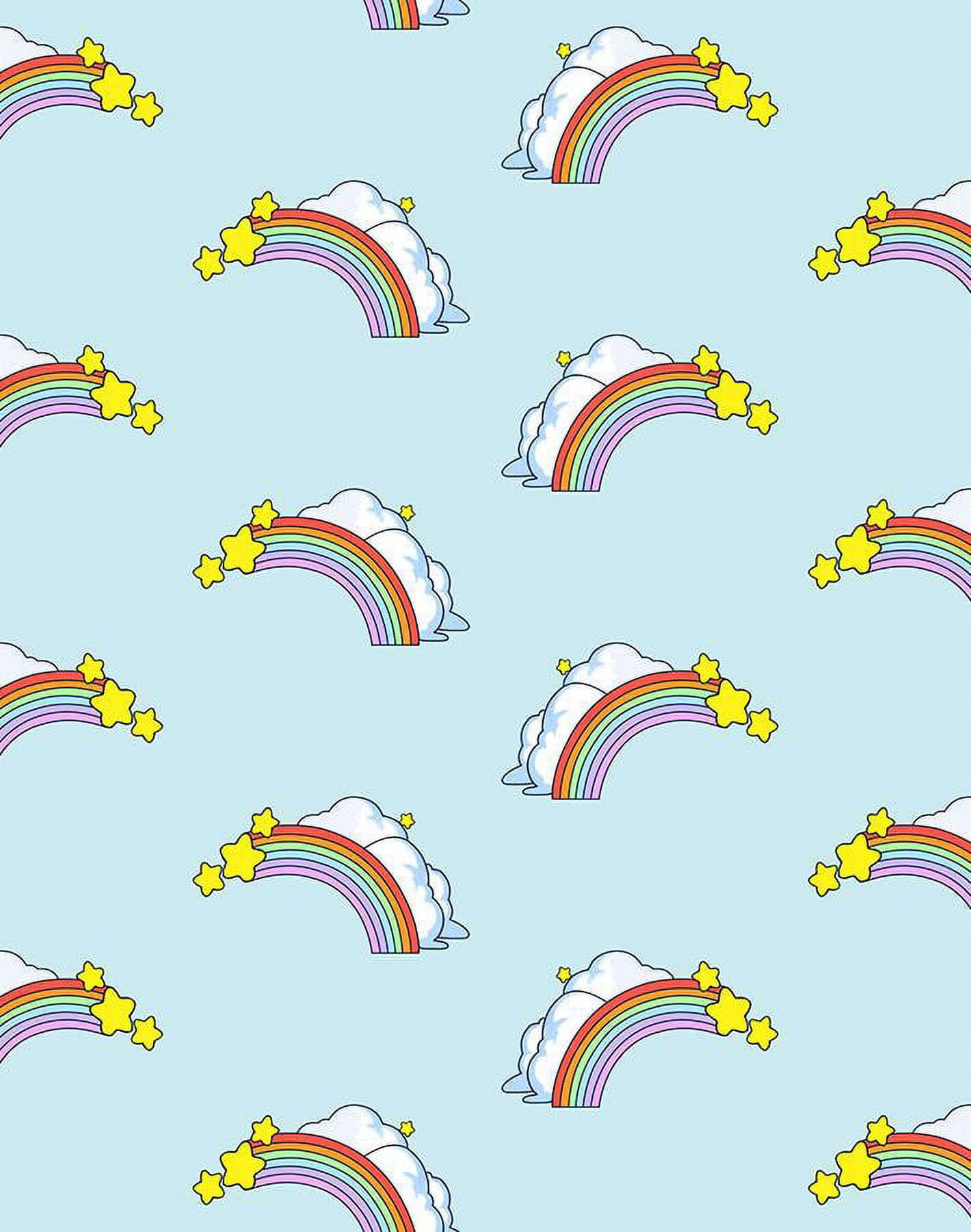 Barbie Rainbows Removable Vinyl Wallpaper, Sky - Walmart.com