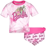 Barbie, Rash Guard UPF 50 Plus Swimsuit Set, Little Girl's, 1T ...