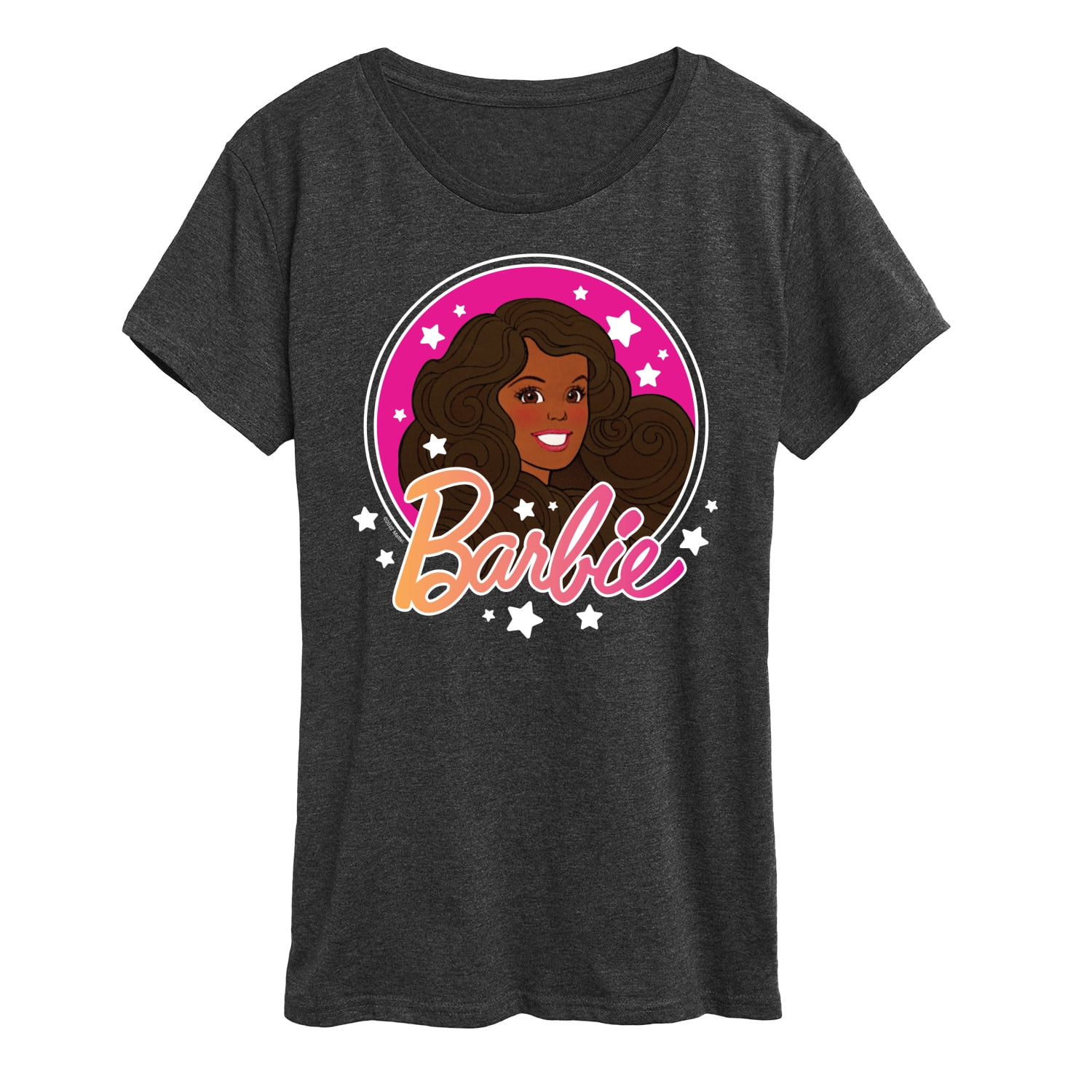 Barbie - Retro Barbie Logo - Women's Short Sleeve Graphic T-Shirt ...