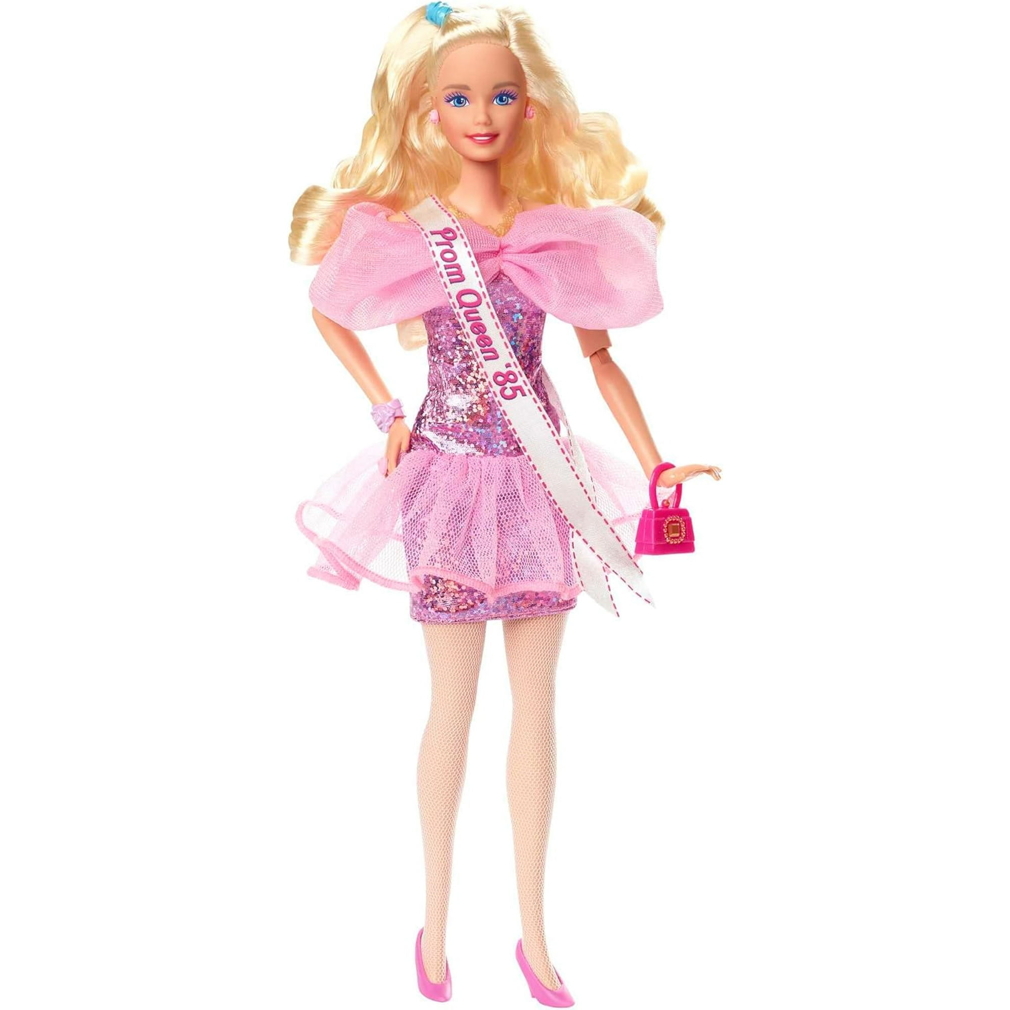 Barbie Rewind Doll & Accessories with Curly Blonde Hair & 1980s ...