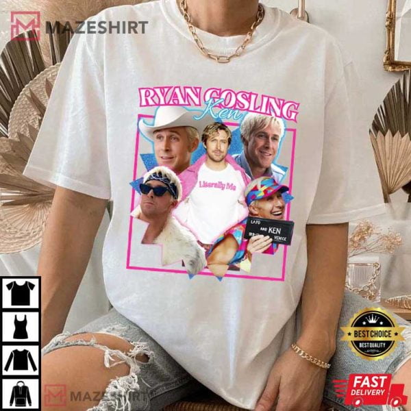 Barbie Ryan Gosling Ken Literally Me T-Shirt - Walmart.com Barbie Ryan Gosling Ken Literally Me T-Shirt - Walmart.com