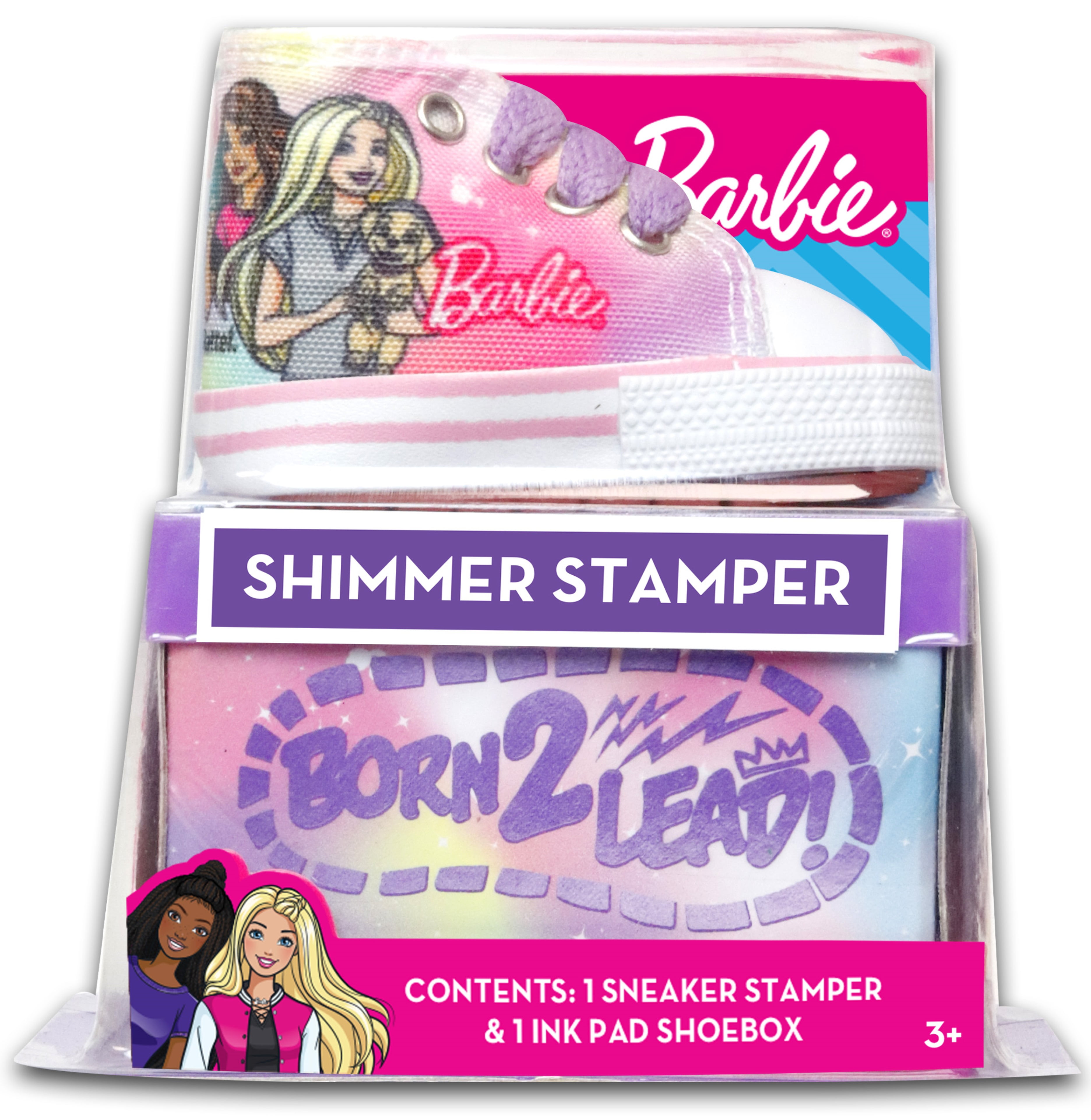 Barbie Shimmer Stamper Sneaker Art & Craft, Born 2 Lead, for Unisex ...