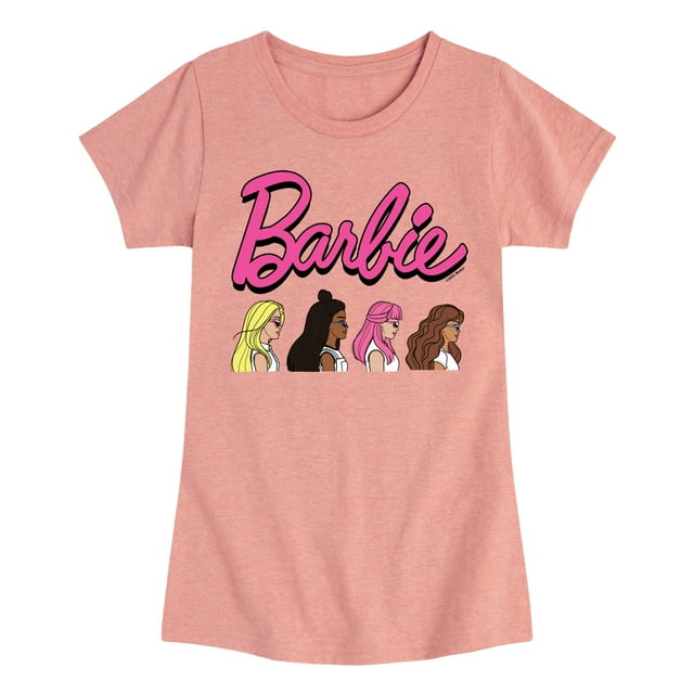 Barbie - Side Profiles with Friends - Toddler And Youth Girls Raglan ...