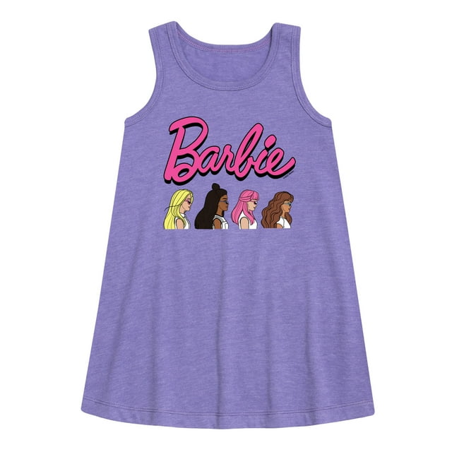 Barbie - Side Profiles with Friends - Toddler and Youth Girls A-line ...