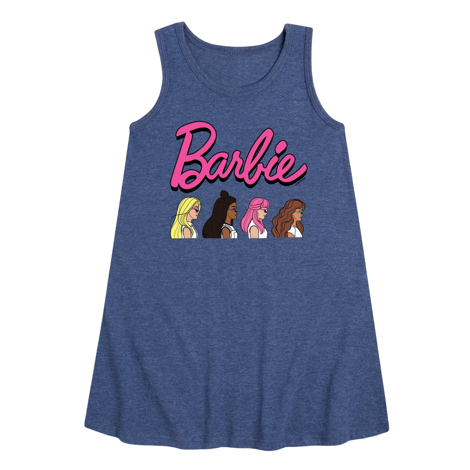Barbie - Side Profiles with Friends - Toddler and Youth Girls A-line ...