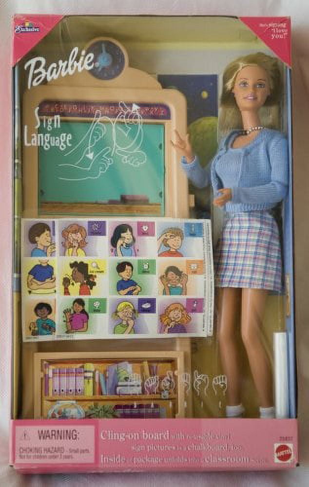 Barbie Sign Language Doll Featuring an ASL Classroom - Walmart.com