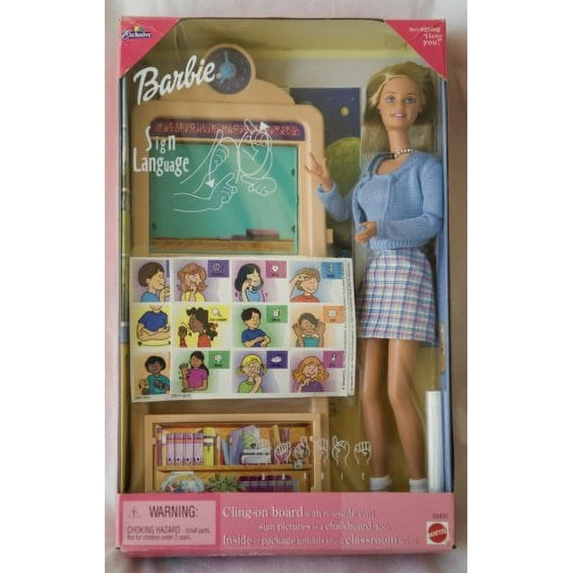 Barbie Sign Language Doll Featuring an ASL Classroom - Walmart.com