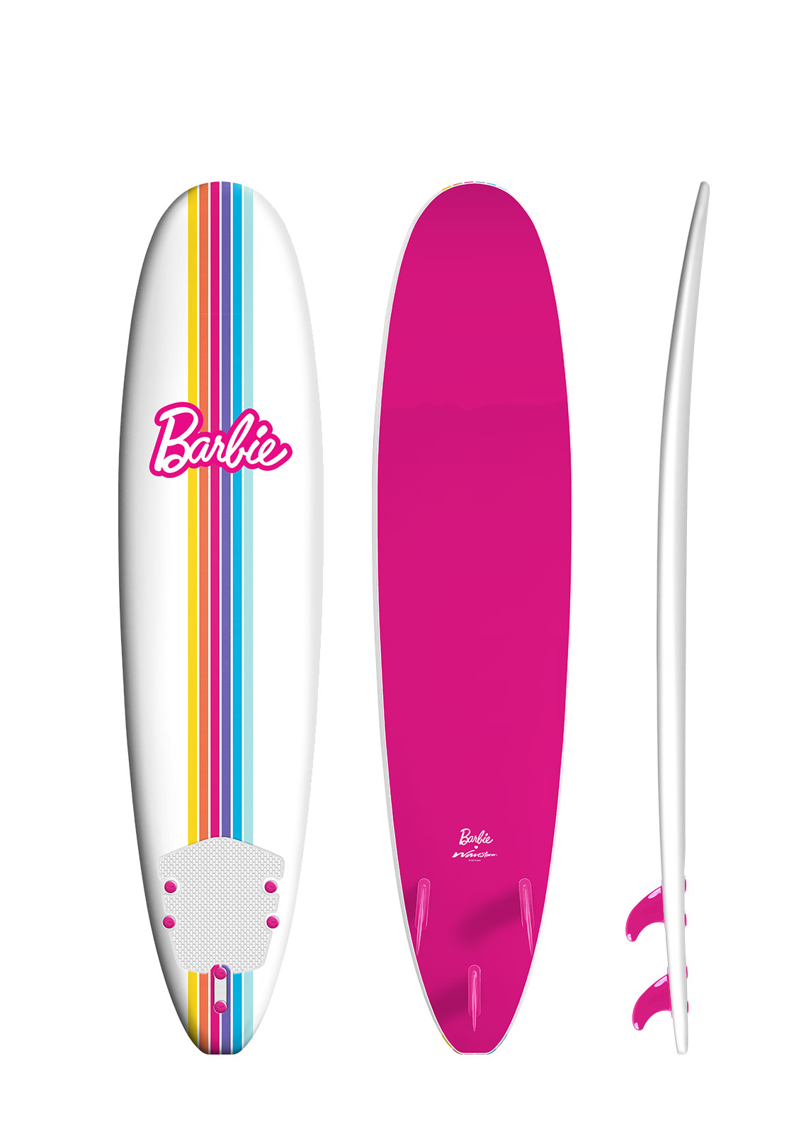Barbie Signature 8ft Surfboard by Wavestorm | Graphic top Deck with ...