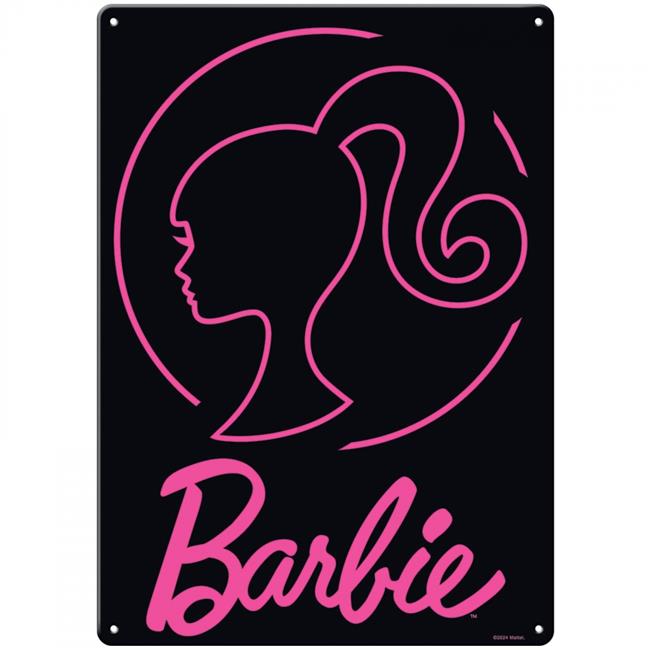 Barbie 892499 Silhouette Metal Sign - Walmart.com