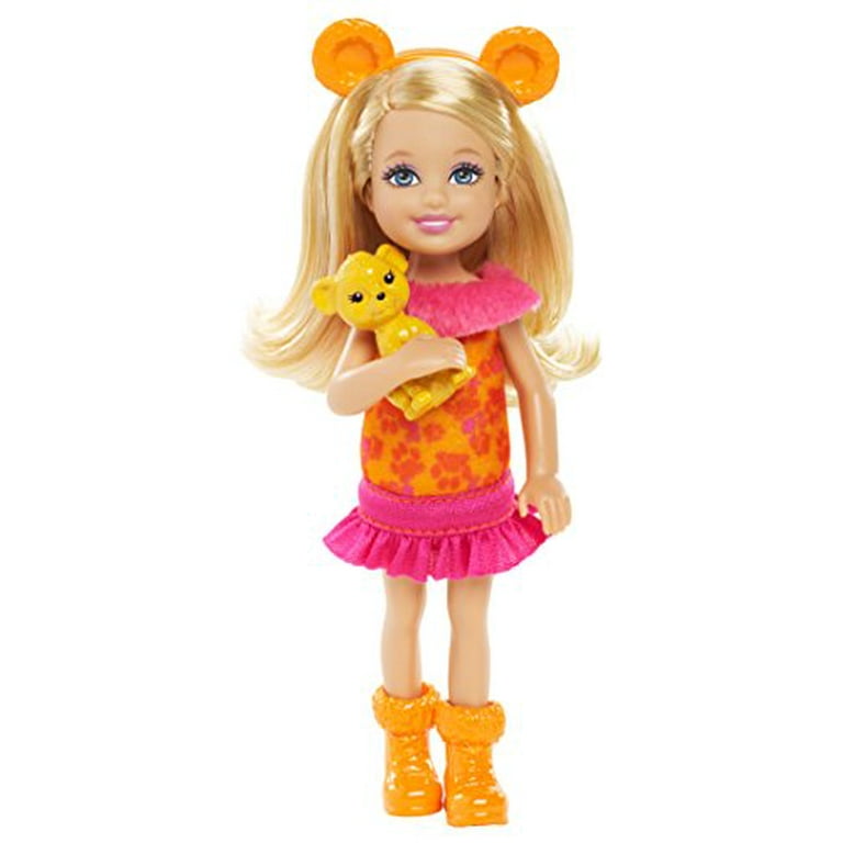 Barbie Chelsea Cutie Reveal Jungle Series Monkey Doll Le3ab