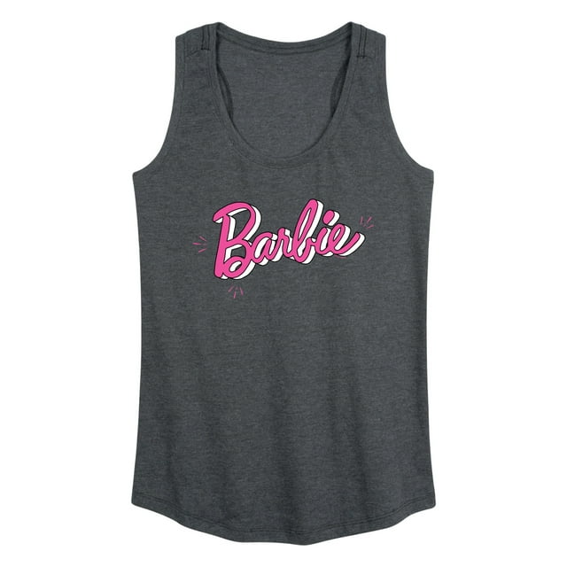 Barbie - Sketch Logo - Classic Barbie - Women's Racerback Tank Top ...