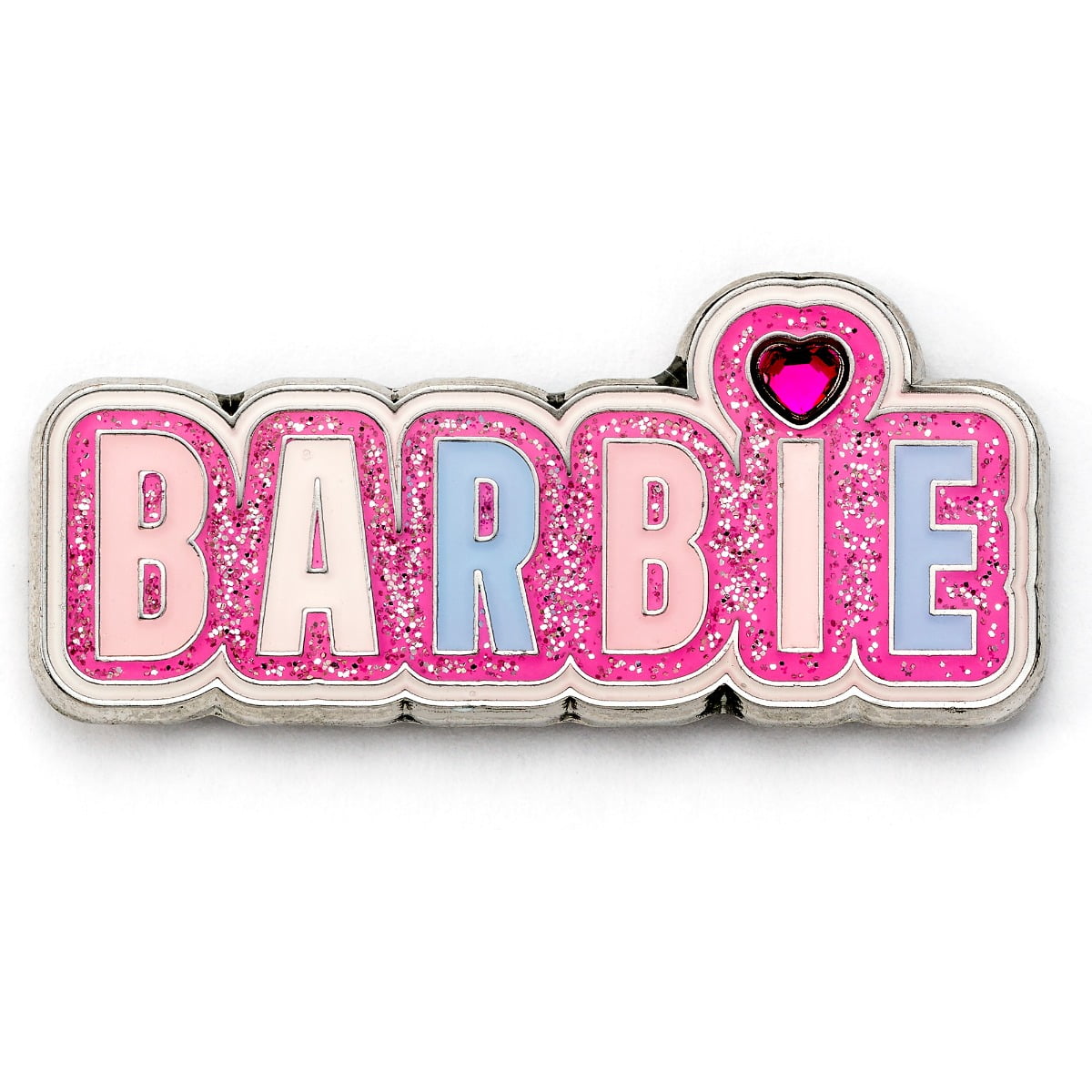 Barbie Sparkly Logo Pin Badge - Walmart.com
