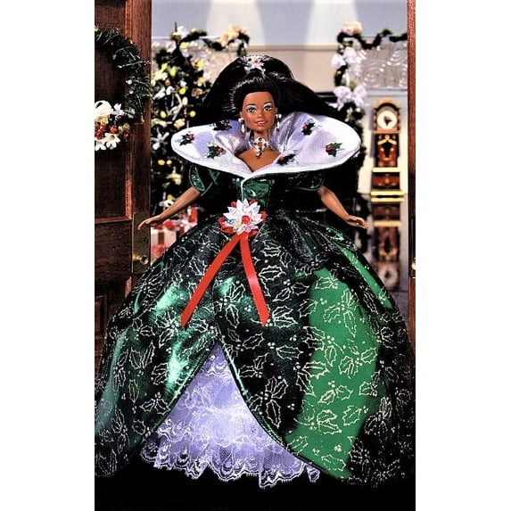 Mattel Collector Barbies: 1995 Happy Holidays African American Barbie ...
