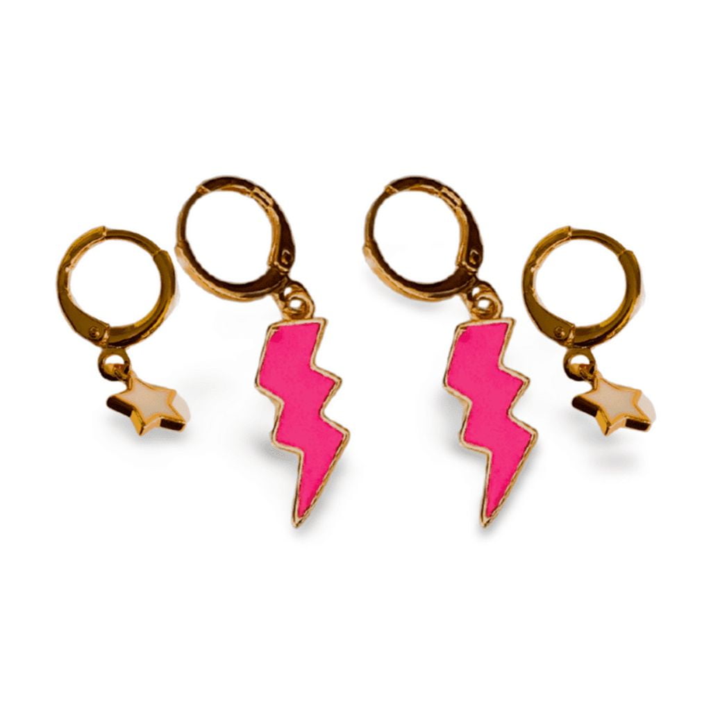 Barbie Stack - Barbie Pink Bolts and White Stars - Walmart.com