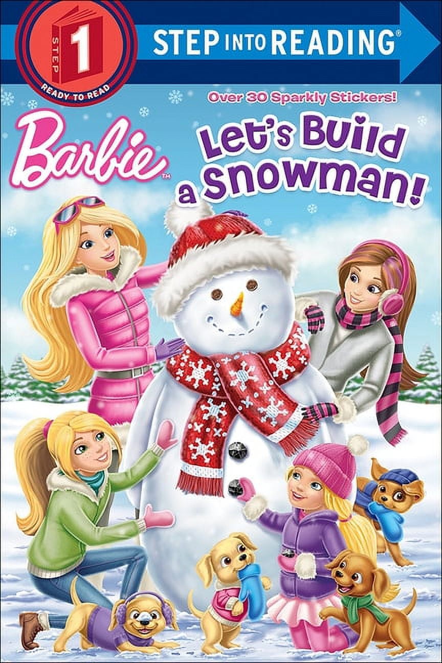 Barbie (Step Into Reading) Let's Build a Snowman, (Hardcover) - Walmart.com