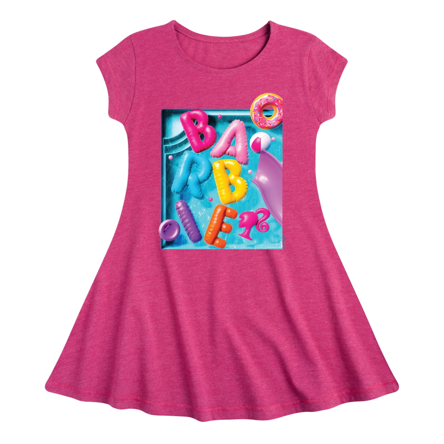 Barbie - Summer Pool Floaties - Toddler And Youth Girls Fit And Flare ...