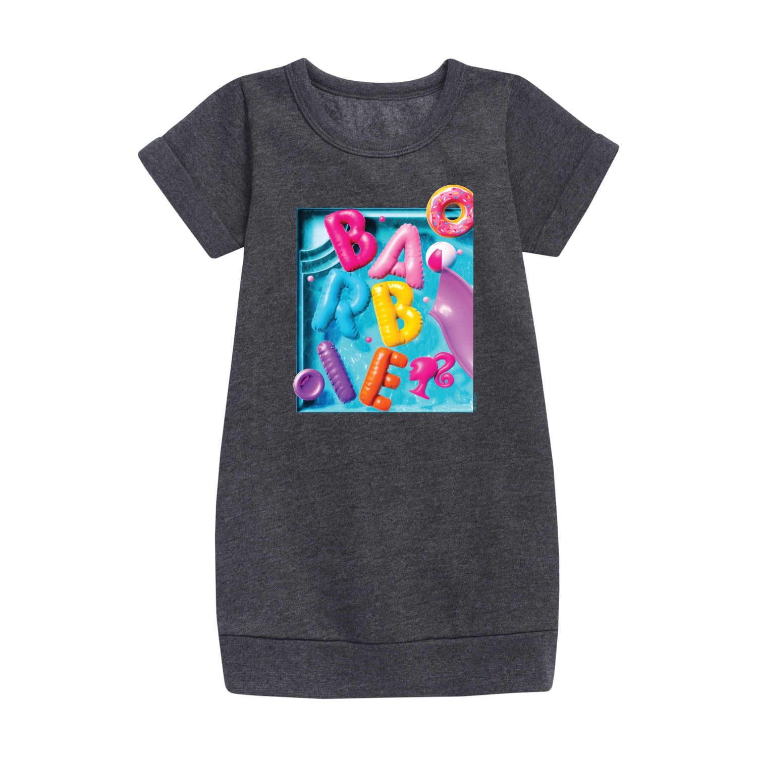 Barbie - Summer Pool Floaties - Toddler And Youth Girls Fleece Dress ...
