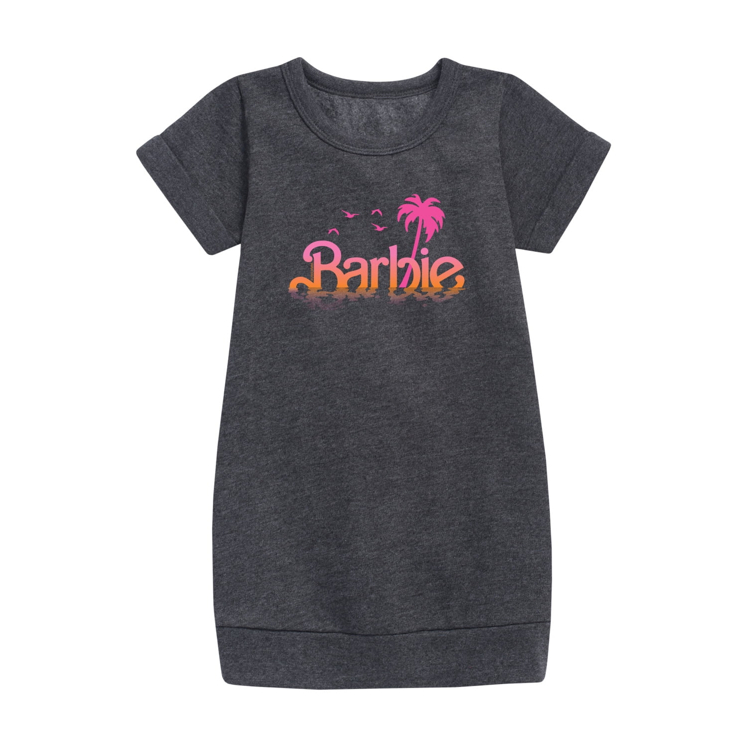Barbie - Sunset and Palm Trees - Toddler And Youth Girls Fleece Dress ...