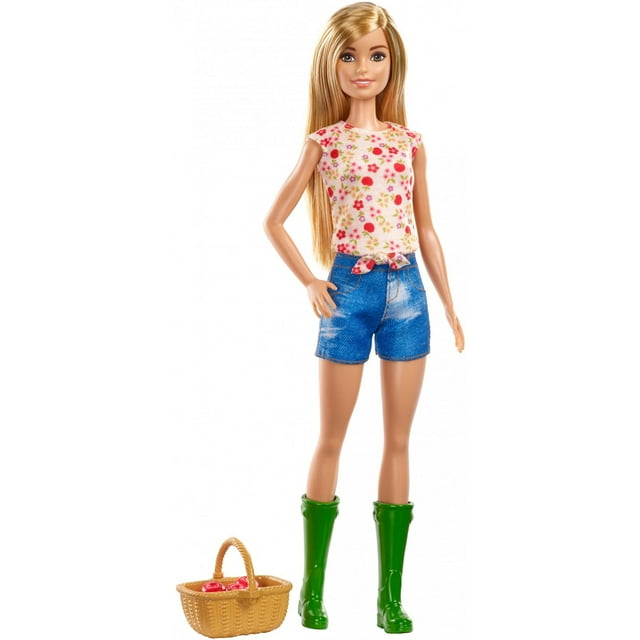 Barbie Sweet Orchard Farm Doll, Blonde with Basket & Apples - Walmart.com