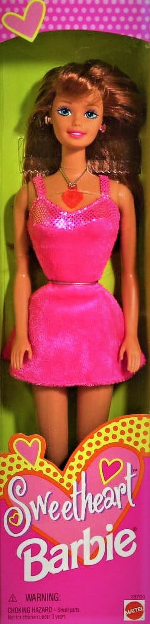 Sweetheart Barbie Doll Red Hair Pink Dress 1997 Mattel 18700 NEW ...