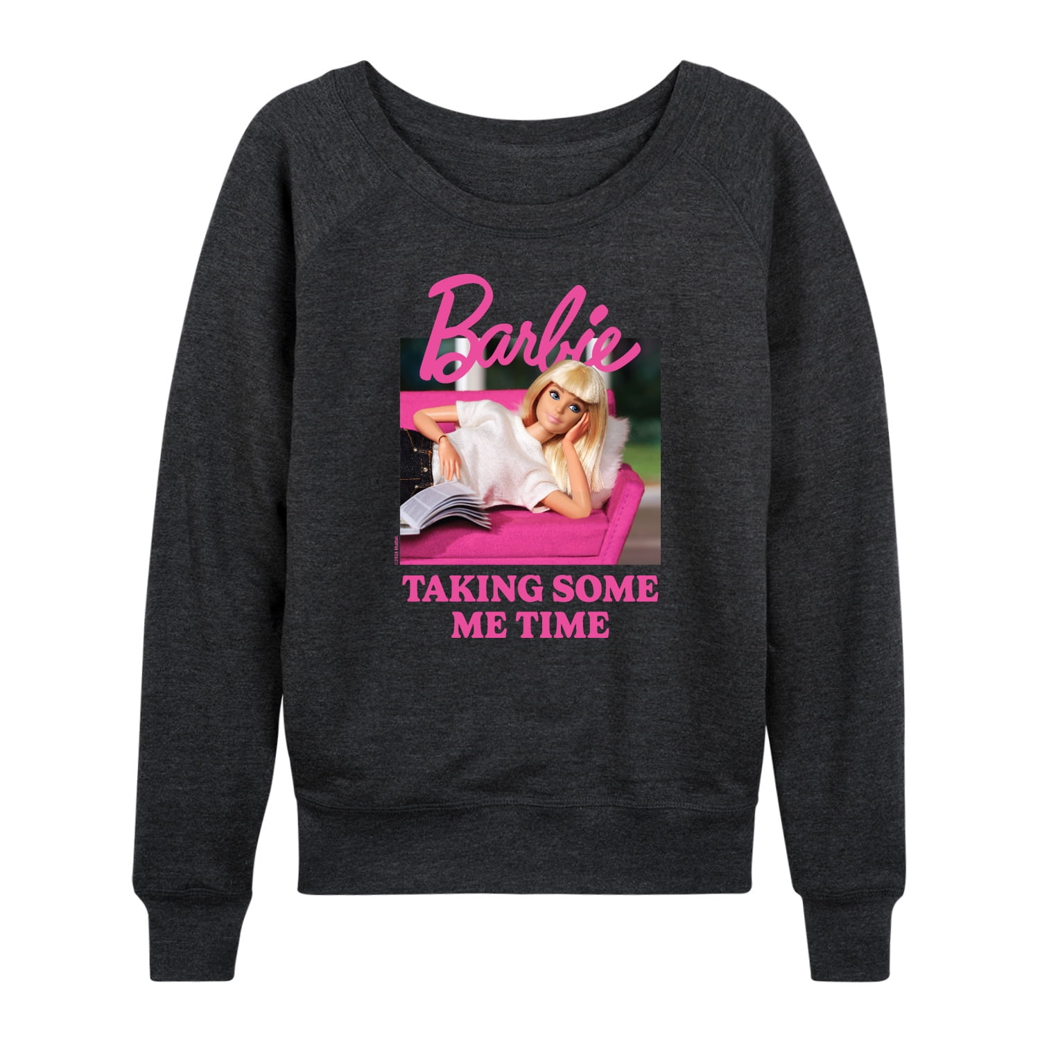 Barbie - Taking Some Me Time - Women's French Terry Long Sleeve Shirt ...