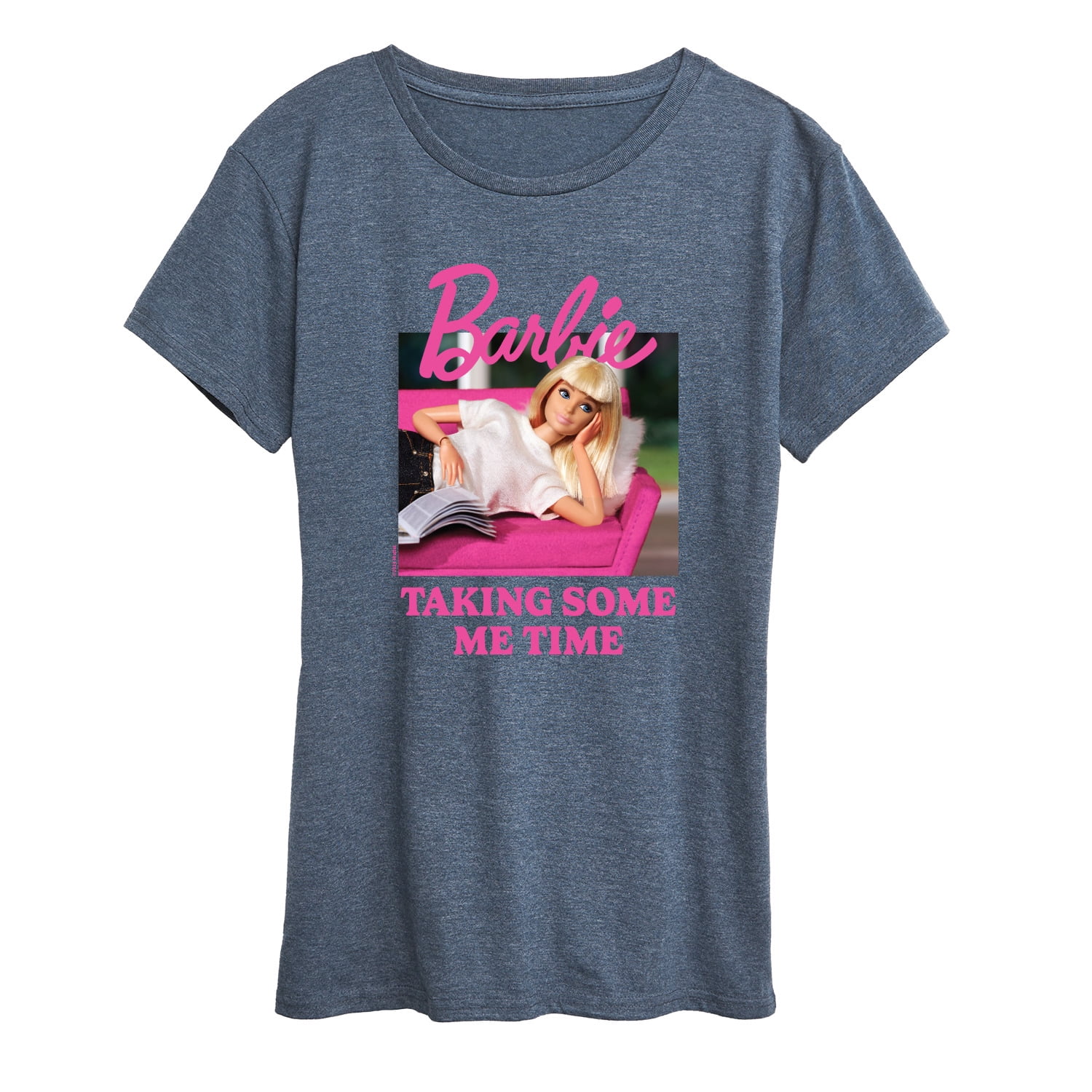 Barbie - Taking Some Me Time - Women's Short Sleeve Graphic T-Shirt ...