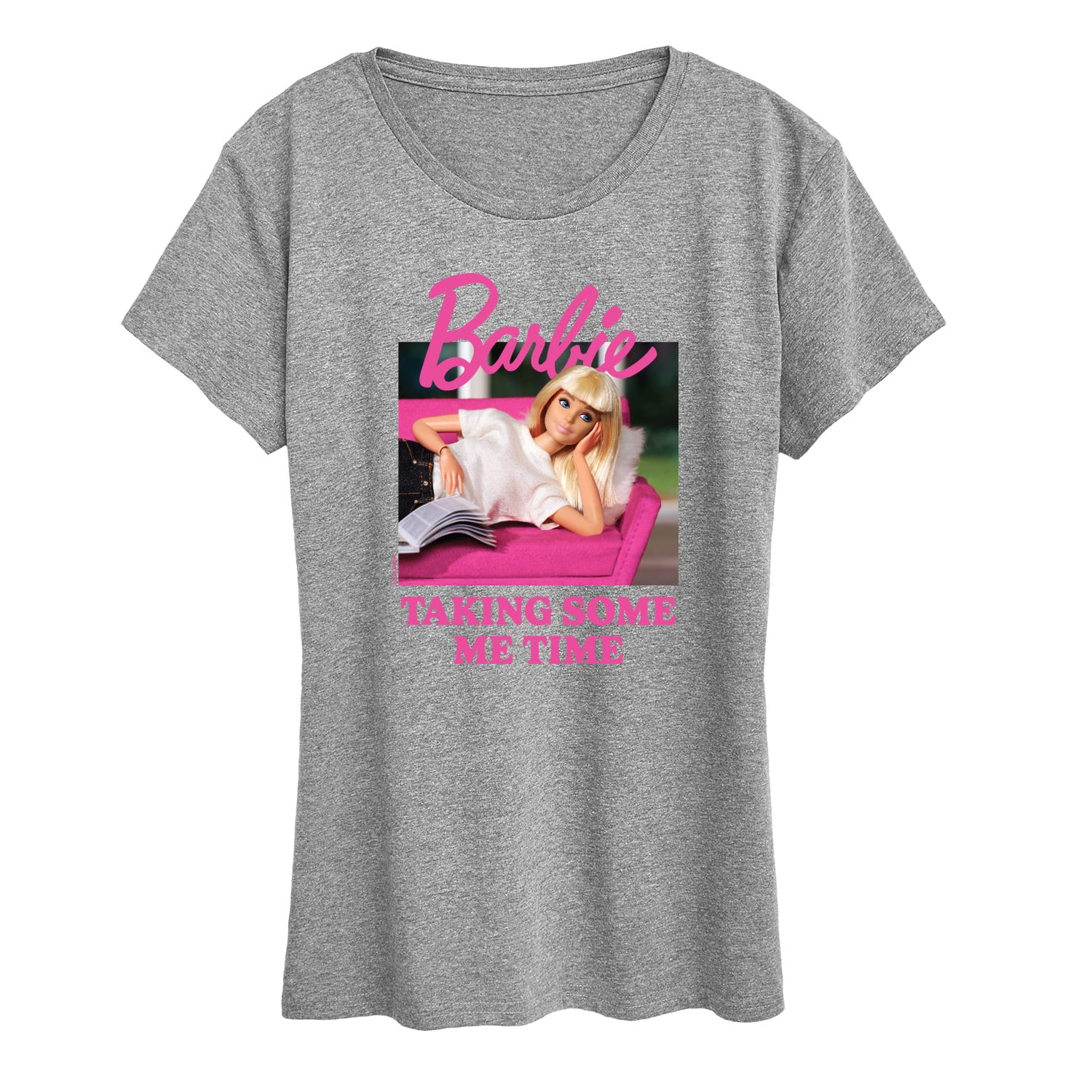 Barbie - Taking Some Me Time - Women's Short Sleeve Graphic T-Shirt ...