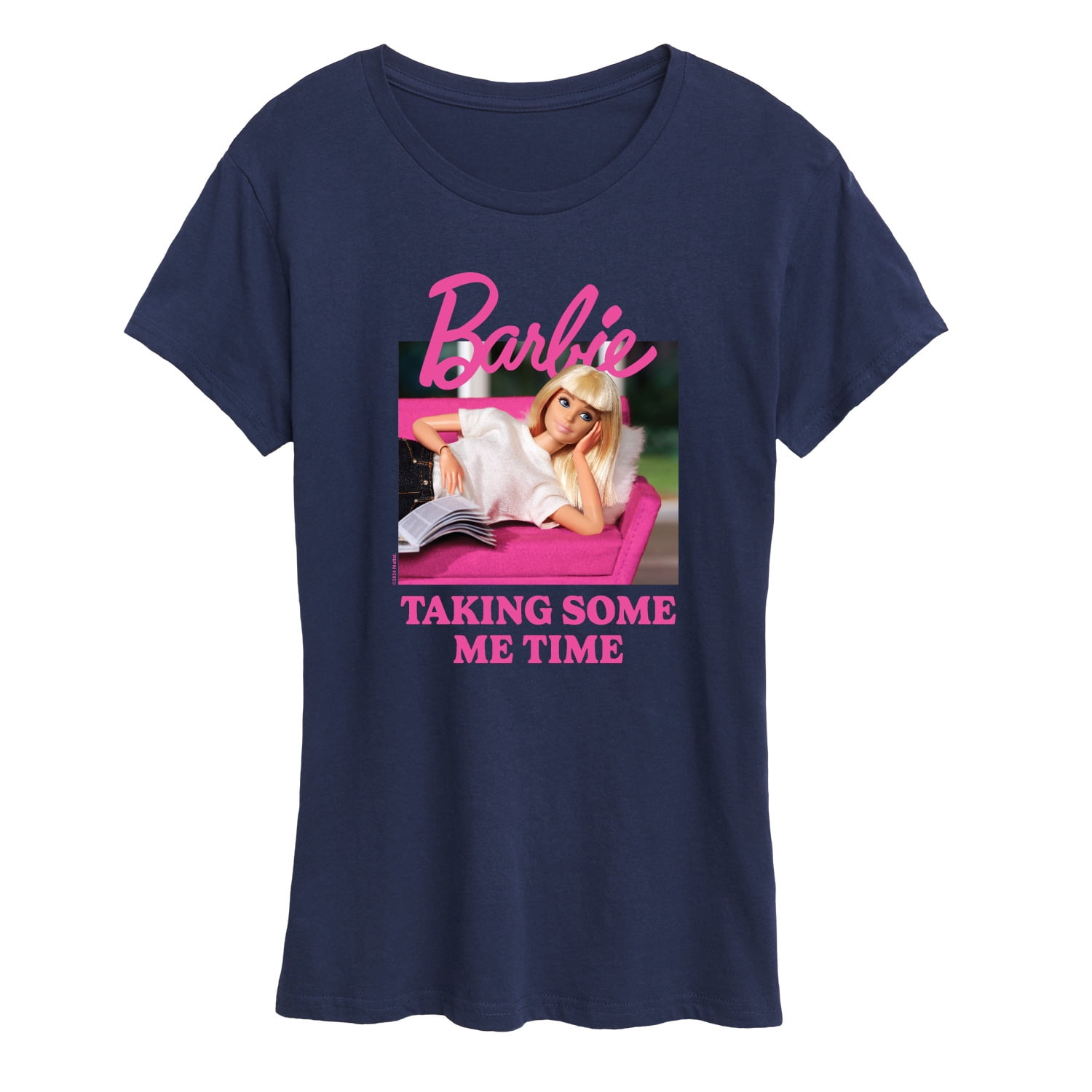 Barbie - Taking Some Me Time - Women's Short Sleeve Graphic T-Shirt ...