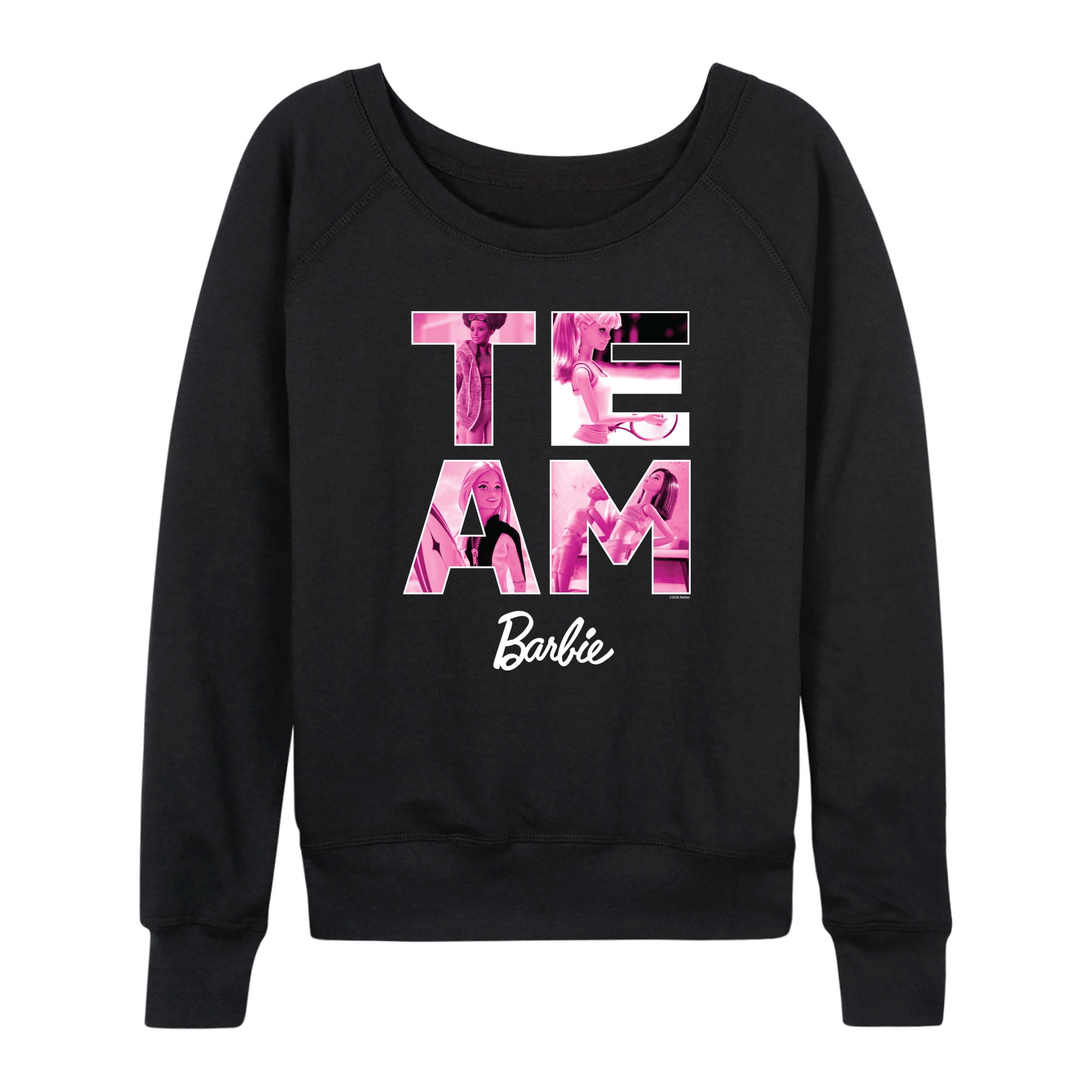 Barbie - Team Sports Photos - Women's French Terry Long Sleeve Pullover ...
