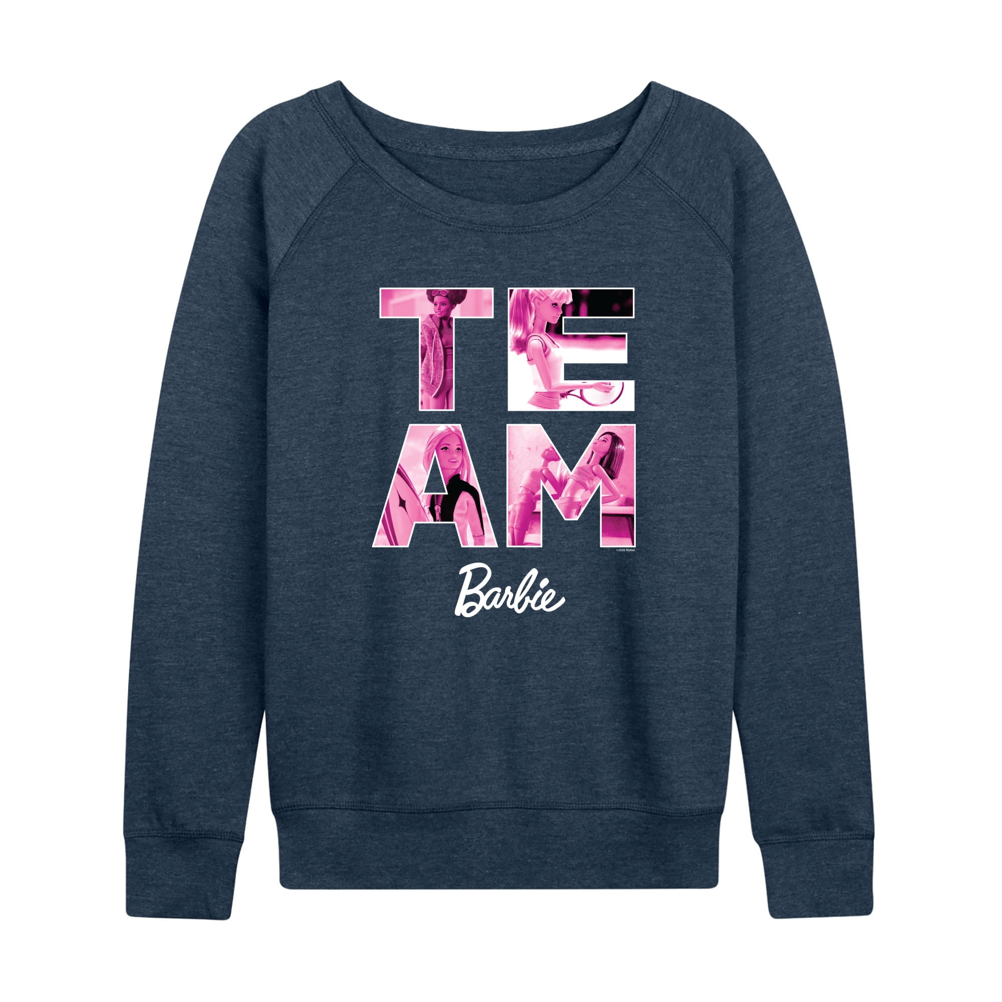 Barbie - Team Sports Photos - Women's French Terry Long Sleeve Pullover ...