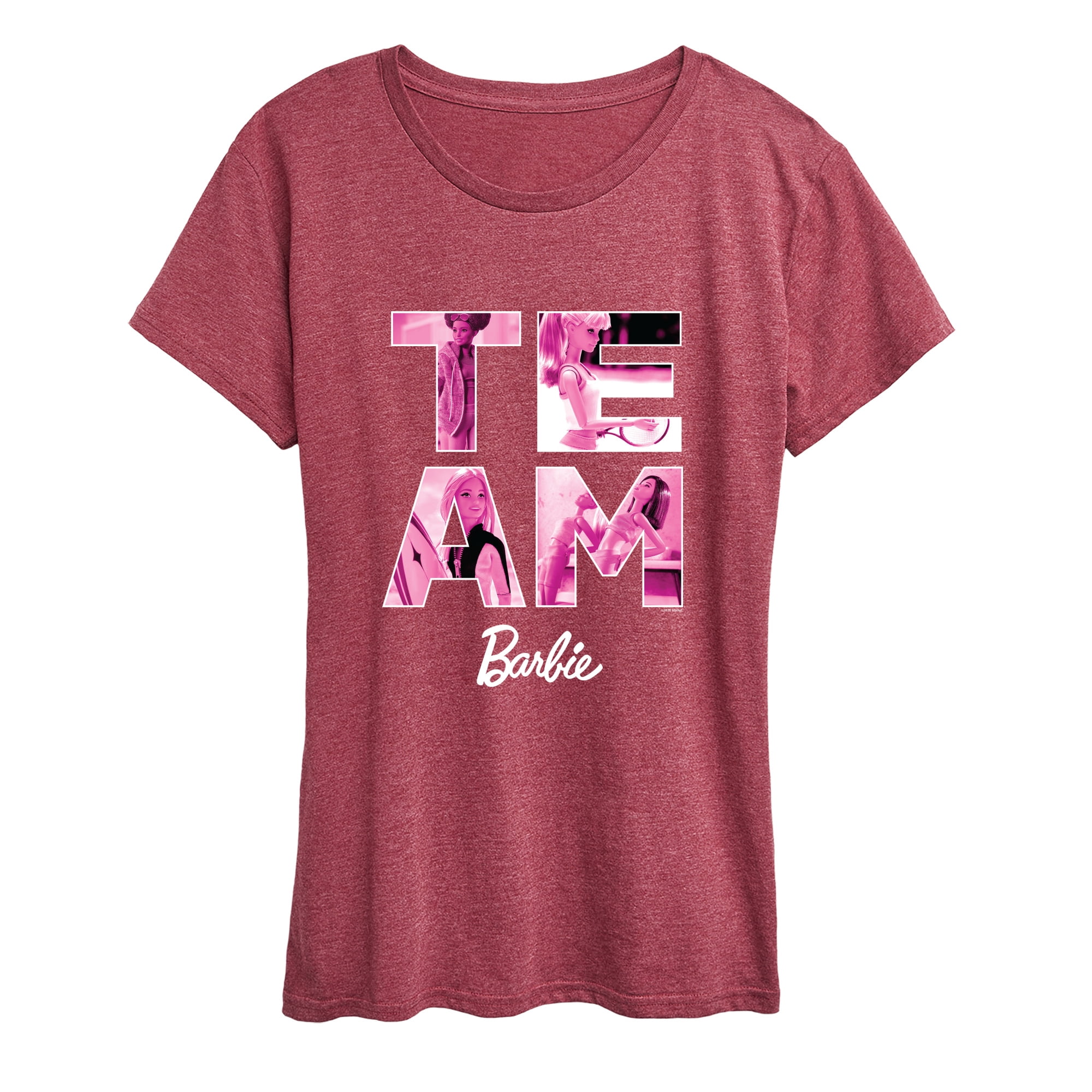 Barbie - Team Sports Photos - Women's Short Sleeve Graphic T-Shirt ...