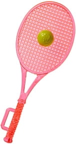 Barbie Tennis Player Doll with Brunette Hair, Tennis Racket & Ball ...