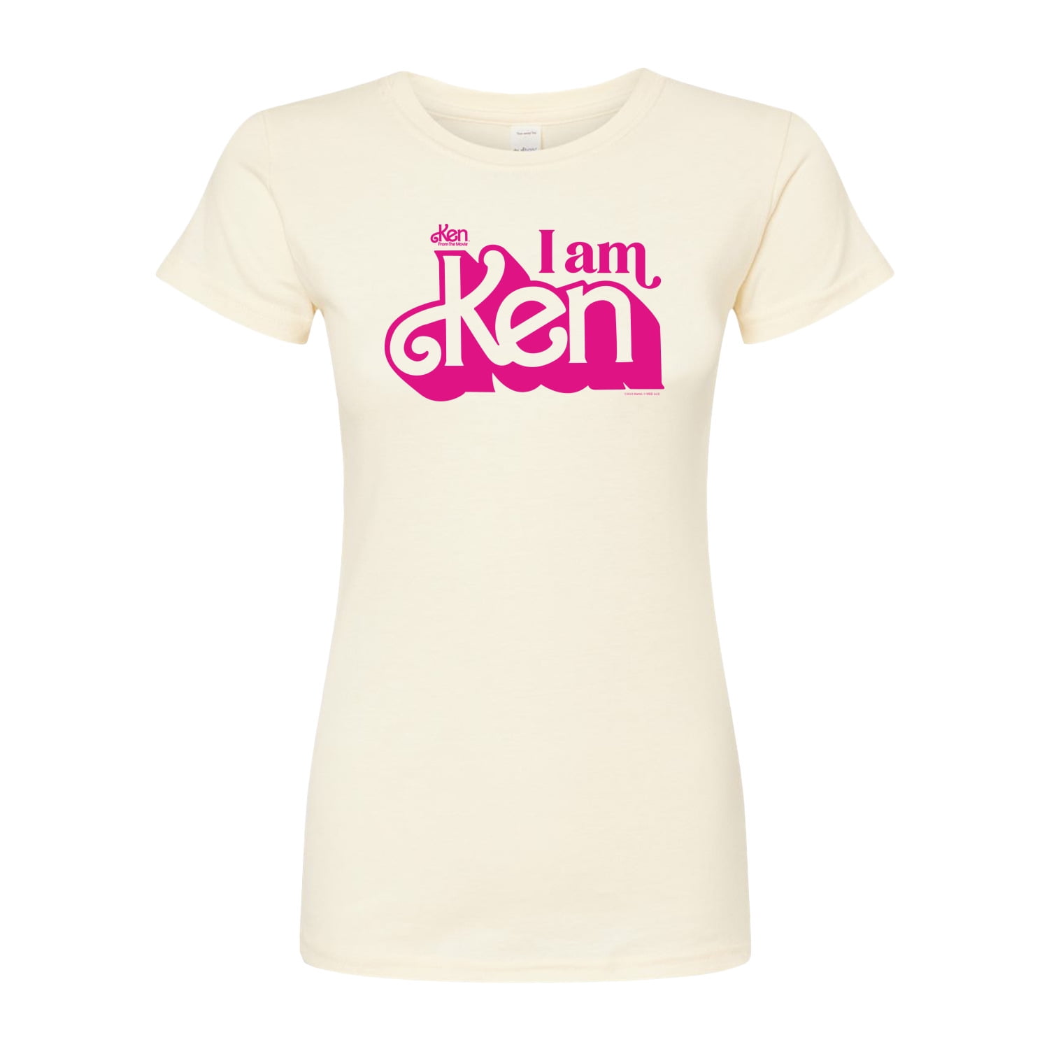Barbie The Movie - I Am Ken - Juniors Fitted Graphic T-Shirt - Walmart.com