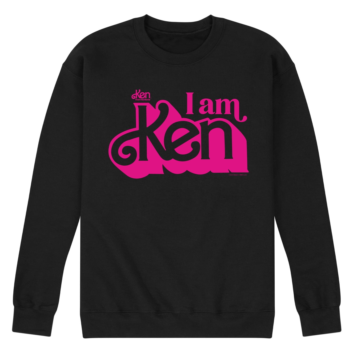 Barbie The Movie - I Am Ken - Men's Crew Neck Fleece Pullover - Walmart.com