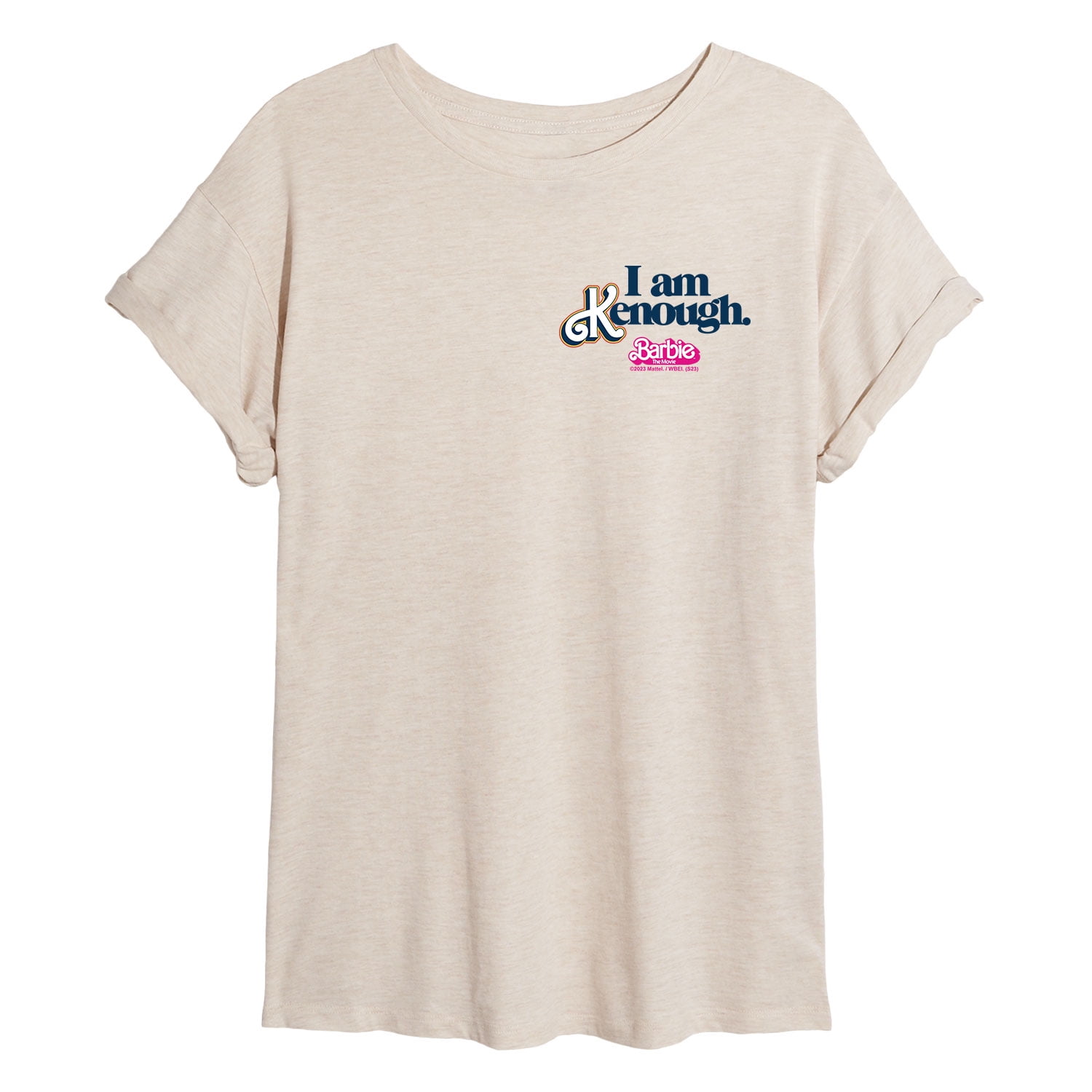 Barbie The Movie - I Am Kenough - Women's Oversized T-Shirt - Walmart.com
