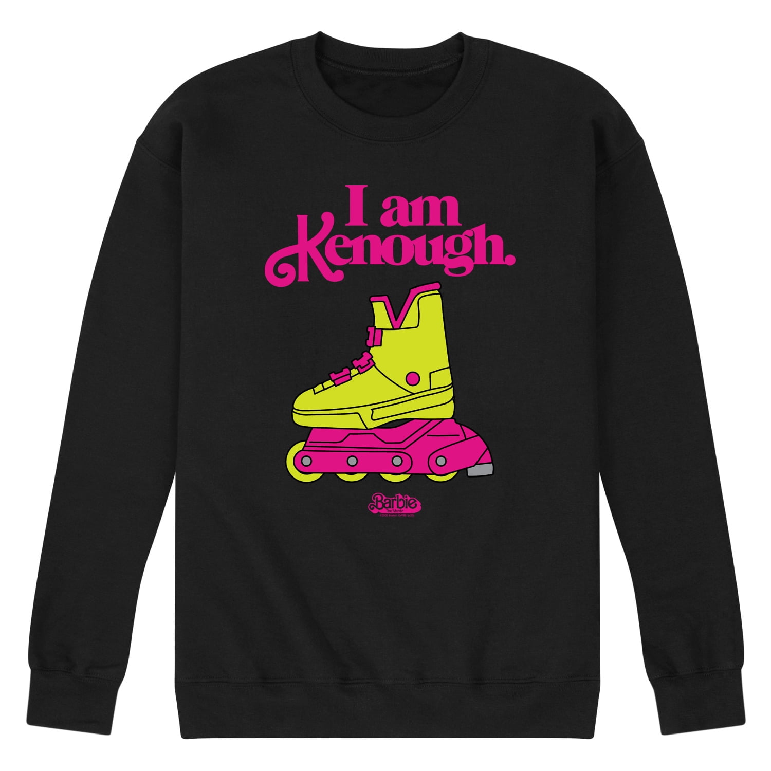 Barbie The Movie - I Am Kenough Rollerblades - Men's Crew Neck Fleece ...