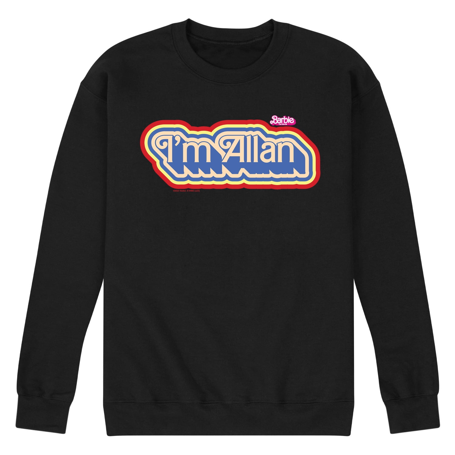 Barbie The Movie - I'm Allen - Men's Crew Neck Fleece Pullover ...
