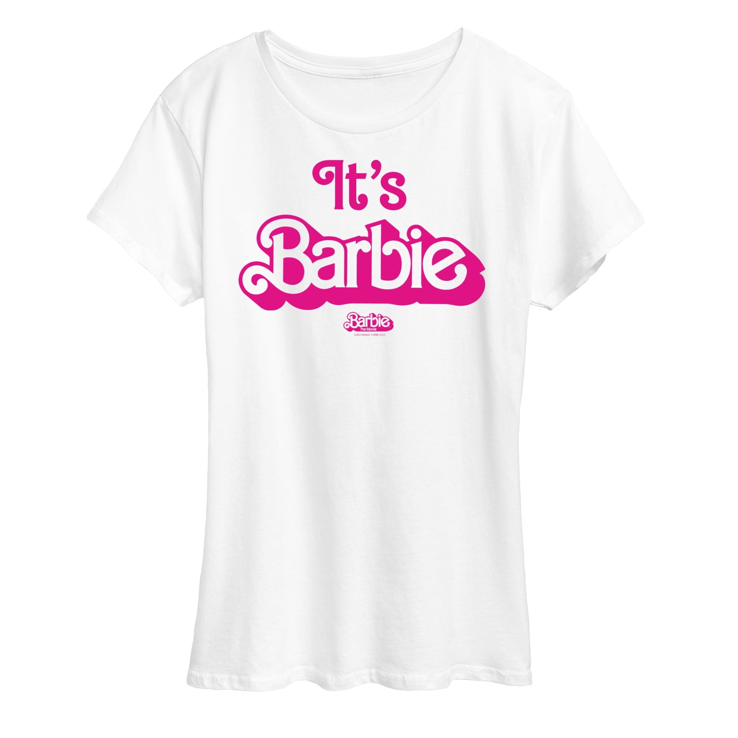 Barbie The Movie - It's Barbie Pink - Women's Short Sleeve Graphic T ...