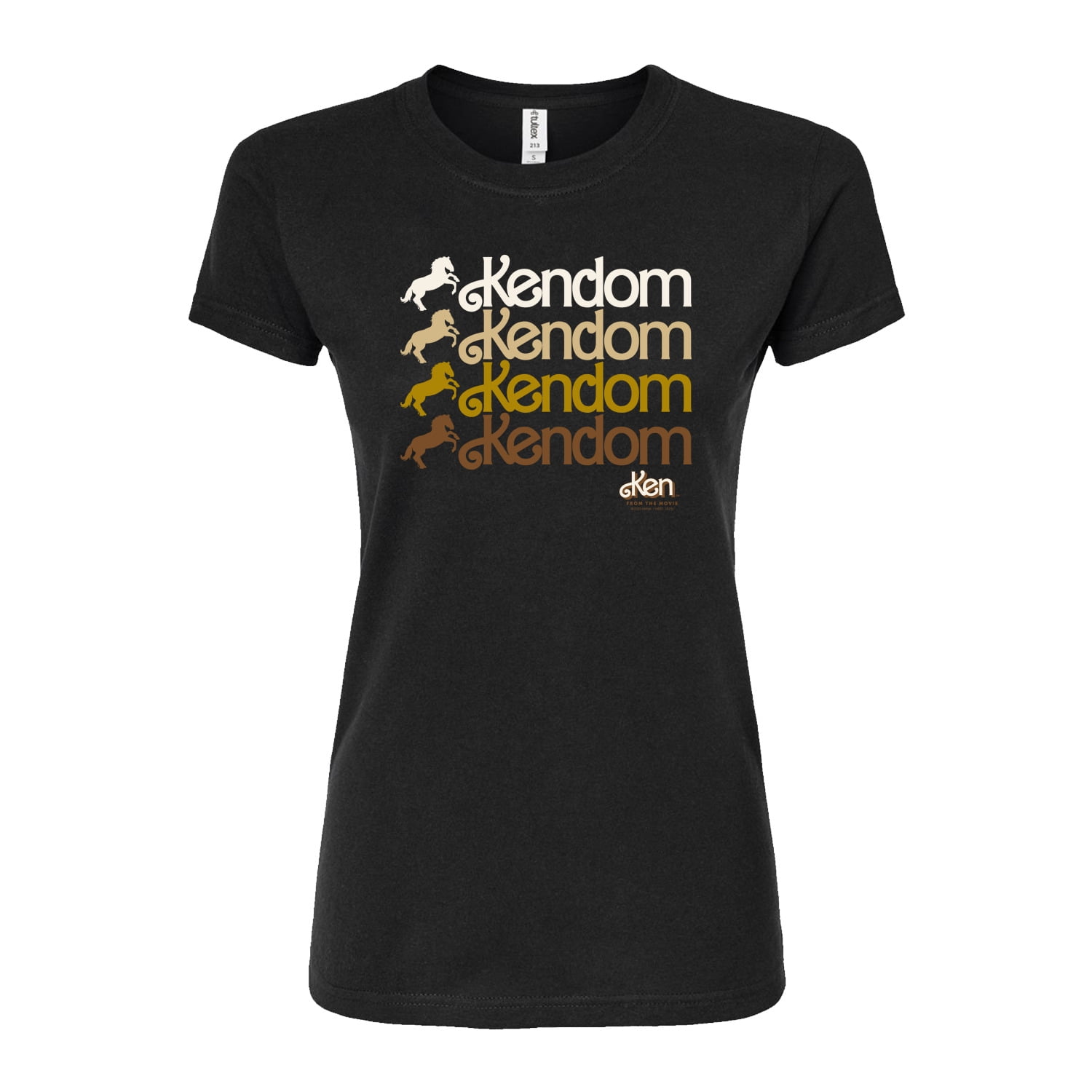 Barbie The Movie - Kendom Western - Juniors Fitted Graphic T-Shirt ...