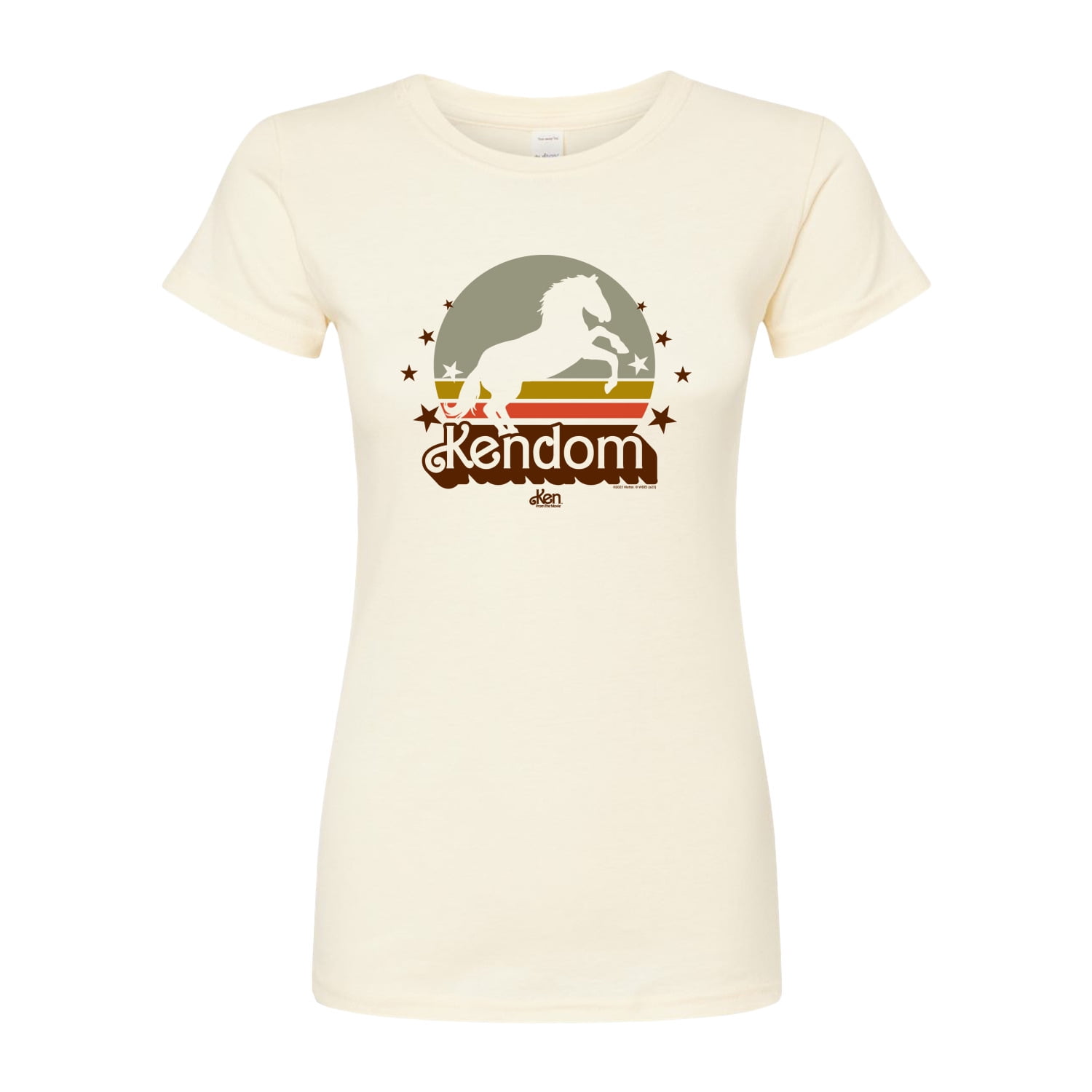 Barbie The Movie - Kendom Western - Juniors Fitted Graphic T-Shirt ...