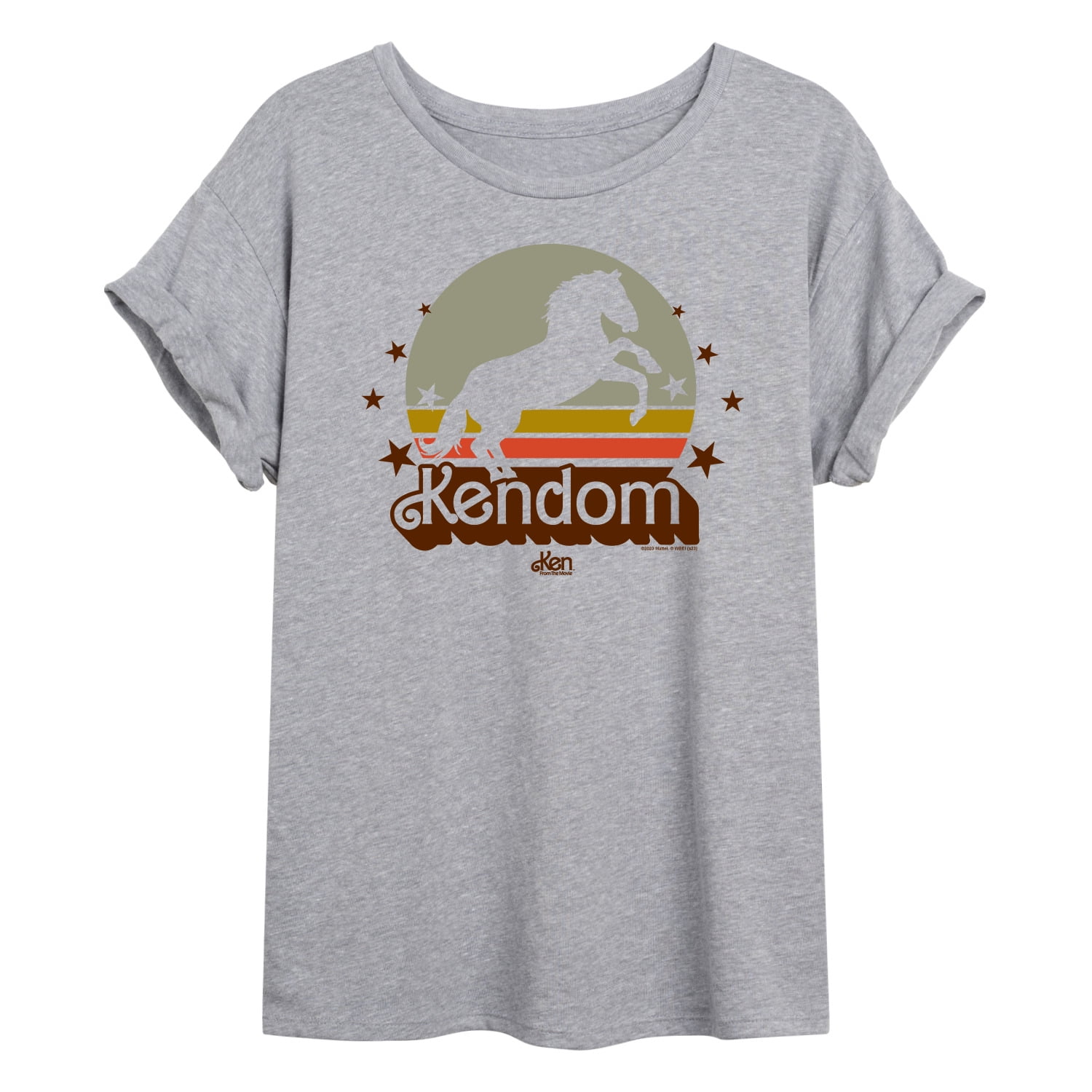 Barbie The Movie - Kendom Western - Women's Oversized T-Shirt - Walmart.com