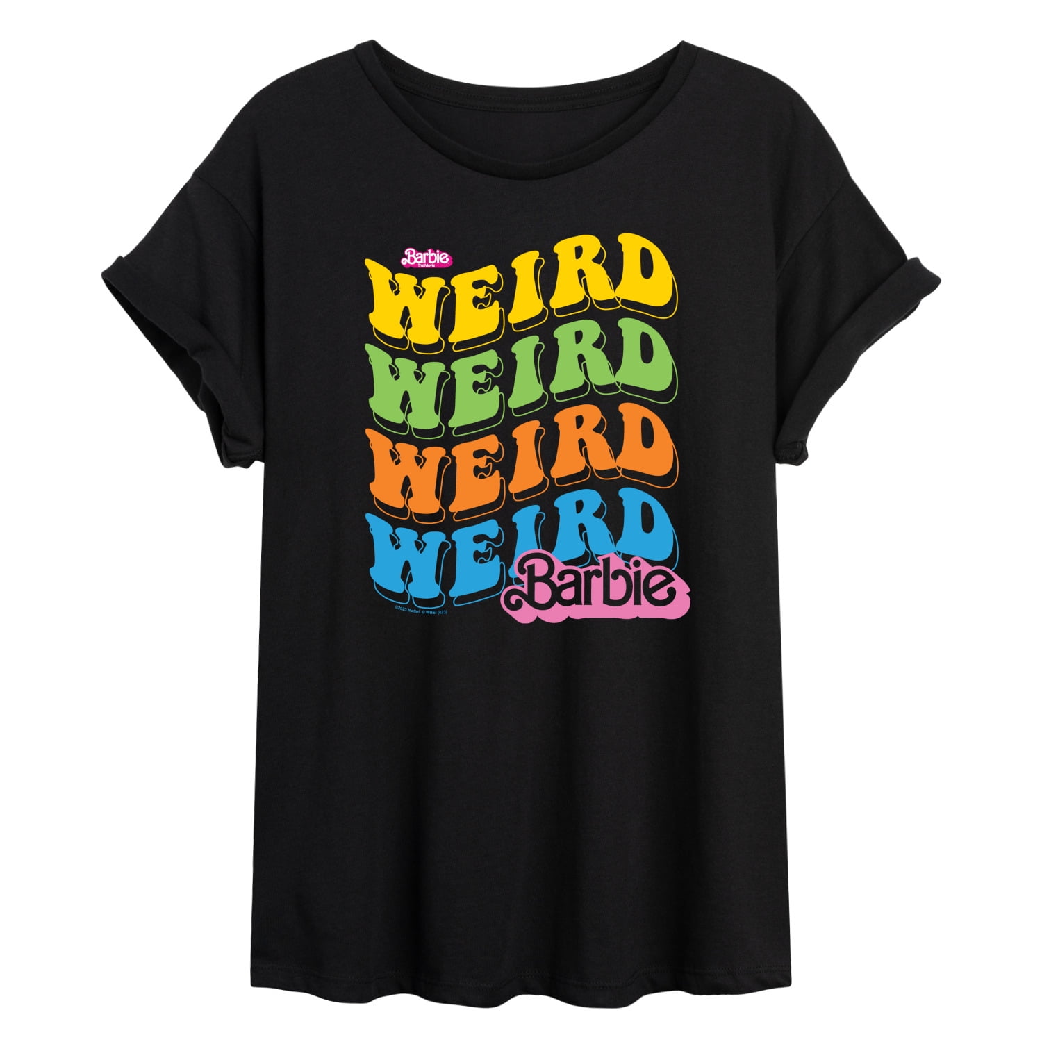 Barbie The Movie - Weird Stack - Women's Oversized T-Shirt - Walmart.com