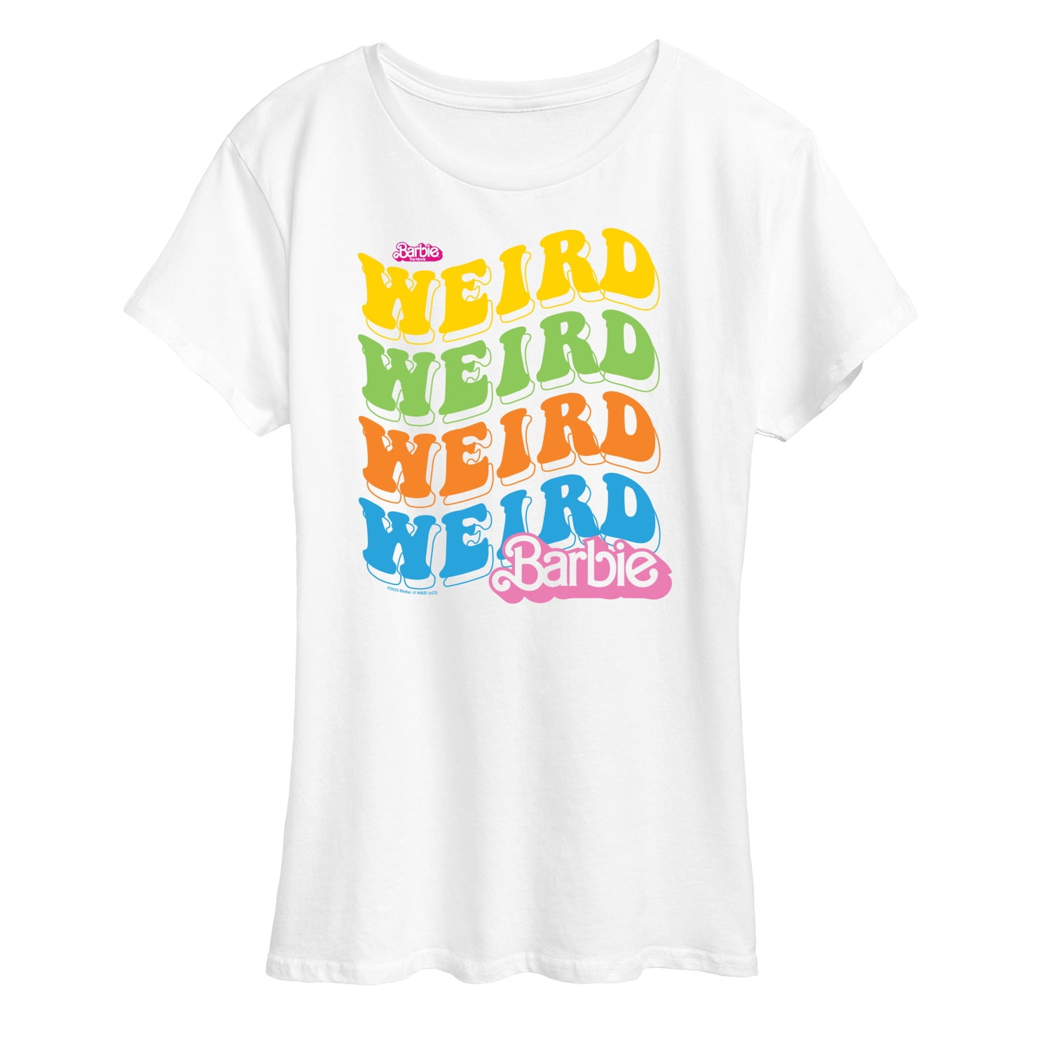 Barbie The Movie - Weird Stack - Women's Short Sleeve Graphic T-Shirt ...