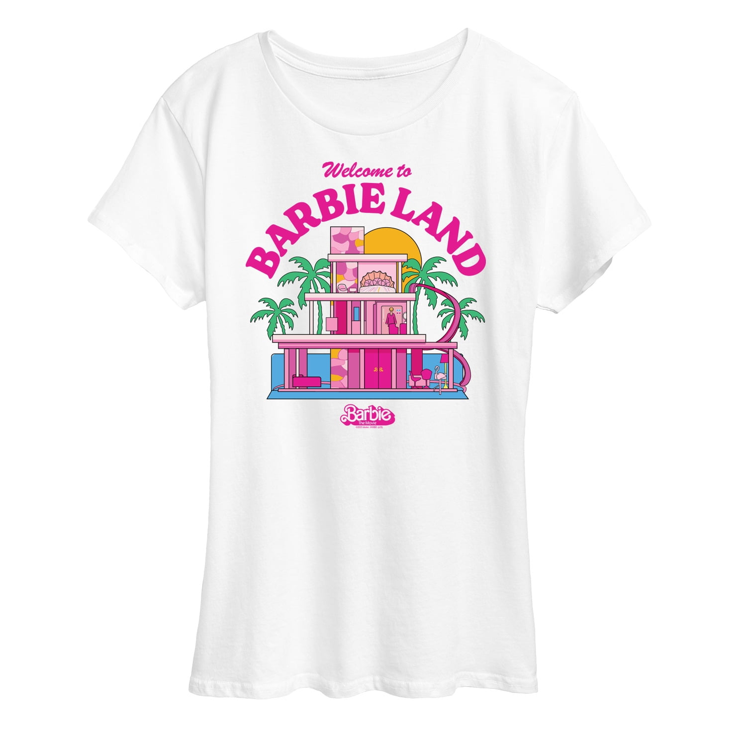Barbie The Movie - Welcome To Barbie Land - Women's Short Sleeve ...