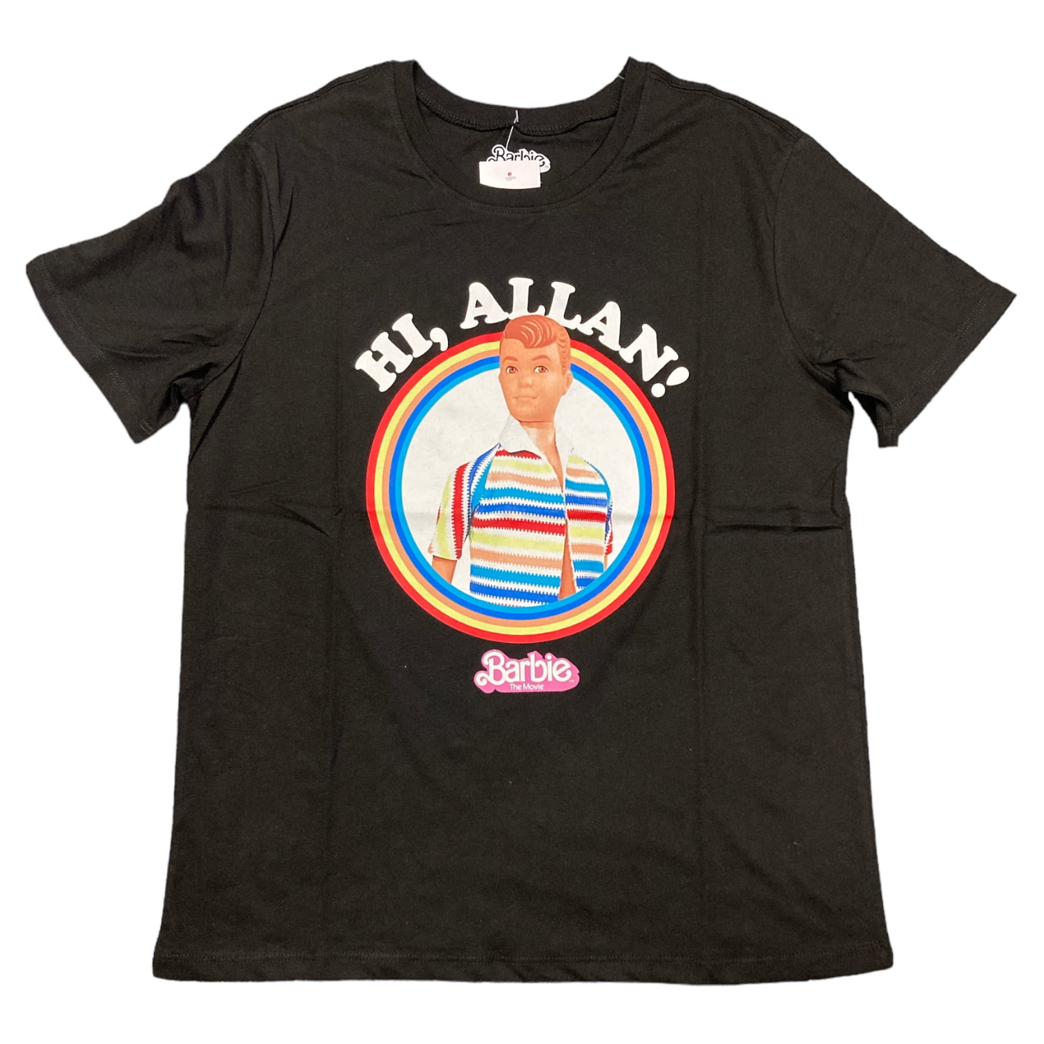 Barbie The Movie Women's Short Sleeve Hi, Allan! T-Shirt (XXL ...